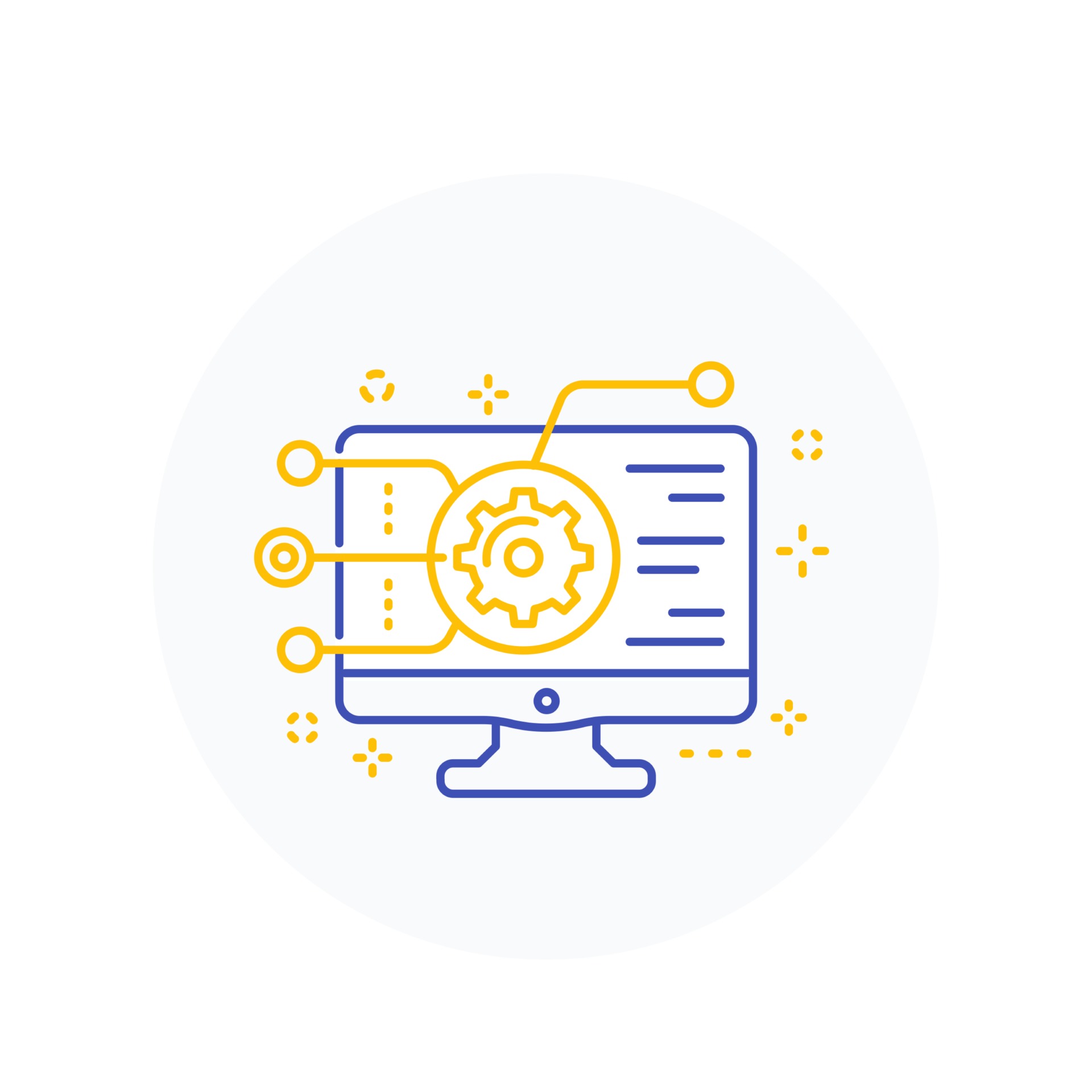 Coding Software Development App Integration Programming Icon Linear