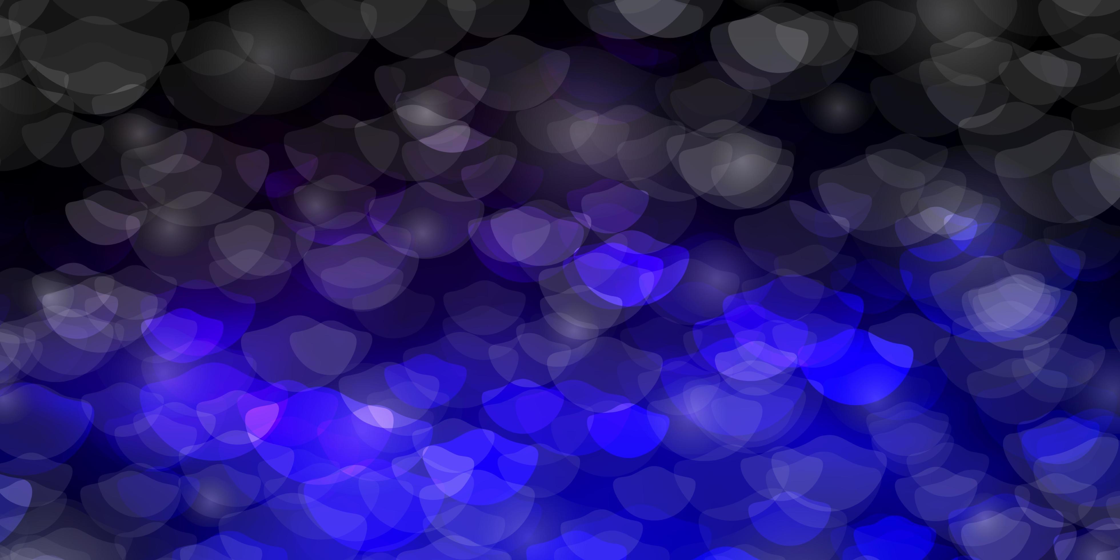 Dark Blue Red Vector Texture With Circles Abstract Colorful Disks On Simple Gradient Background