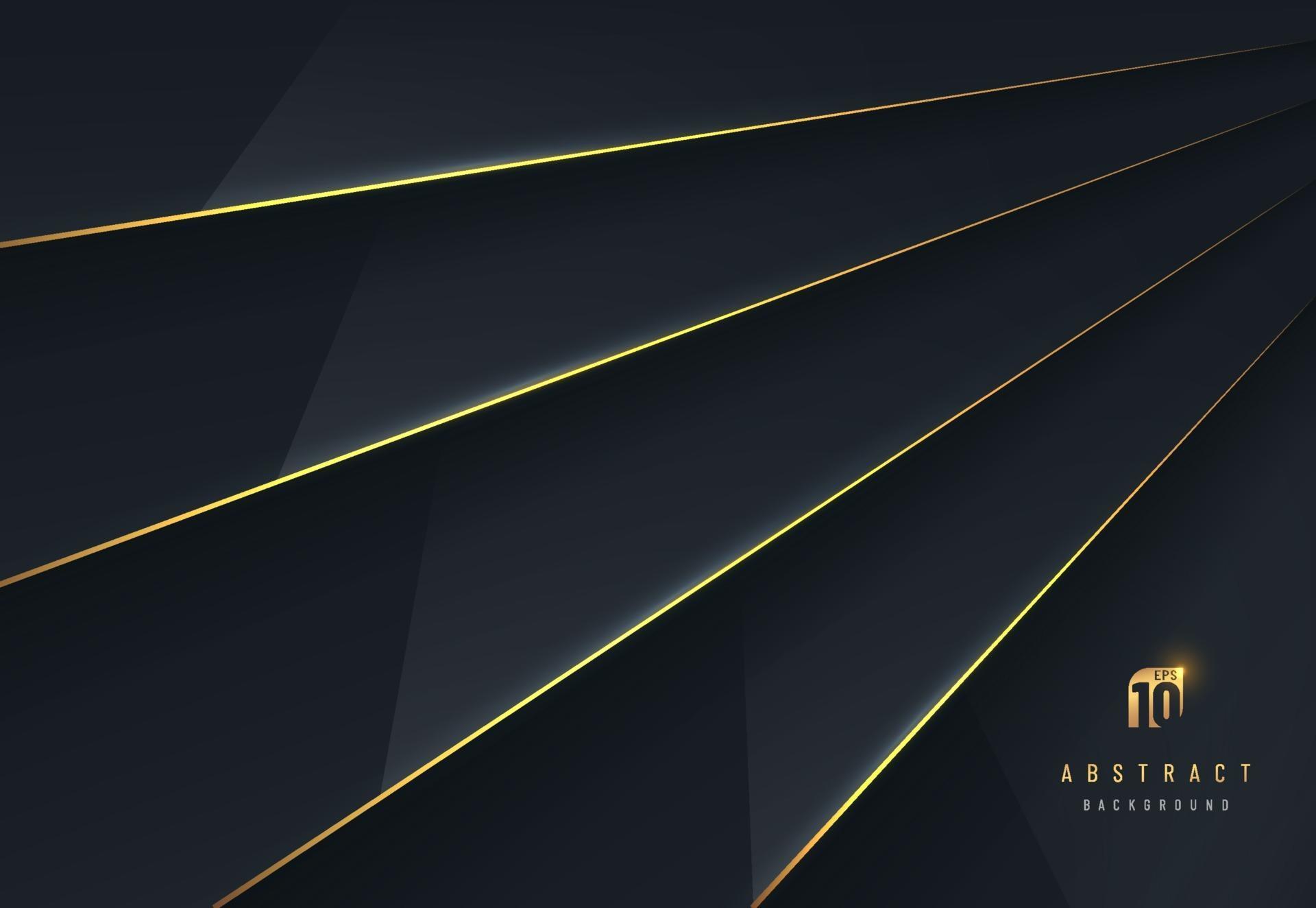 Abstract Black Metallic Glossy Background Overlapping Layer Shadow