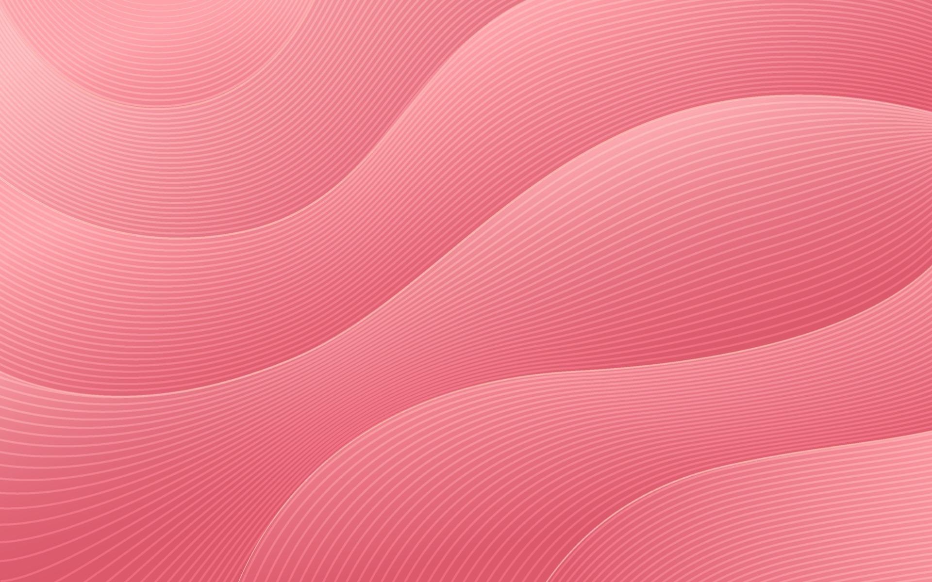 Abstract Light Red Gradient Wave Shape Background With Lines Texture Modern Pastel Curve Layer