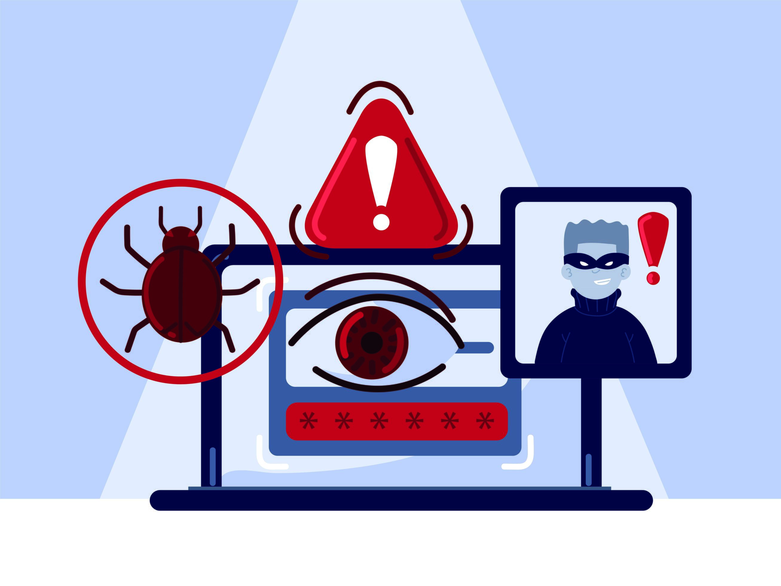 cyber crime data computer 2607304 Vector Art at Vecteezy