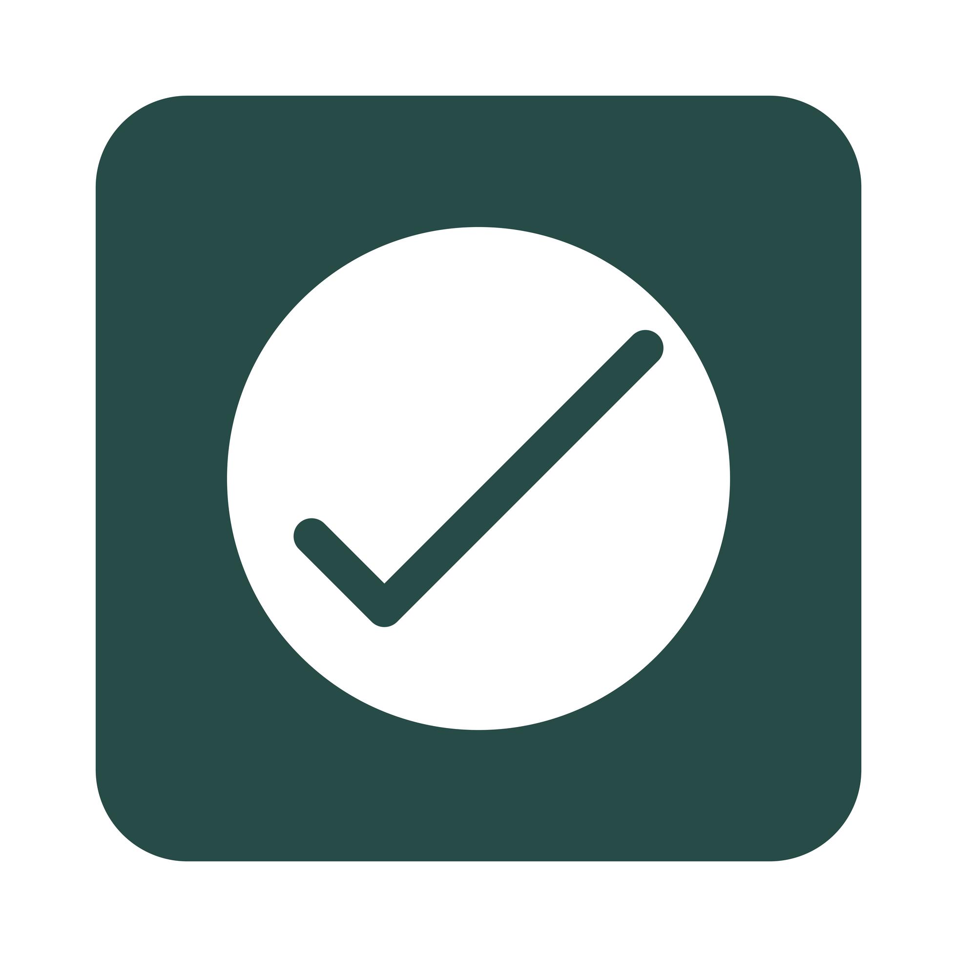 Mobile Application Check Mark Web Button Menu Digital Flat Style Icon 2608294 Vector Art At Vecteezy
