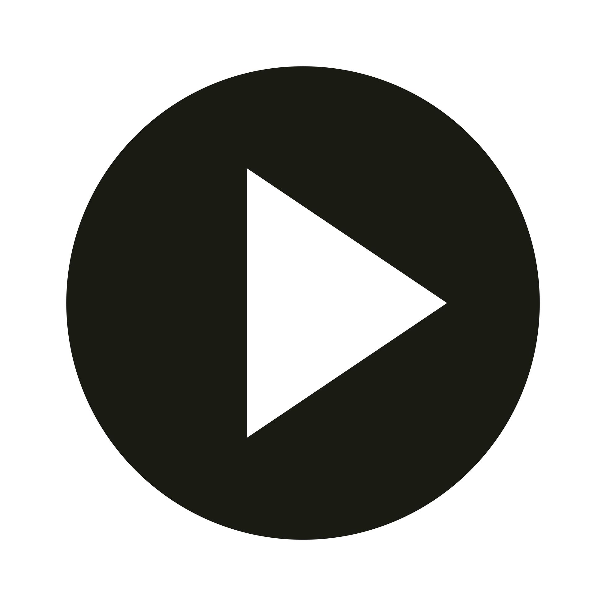 Mobile Application Video Player Button Web Menu Digital Silhouette