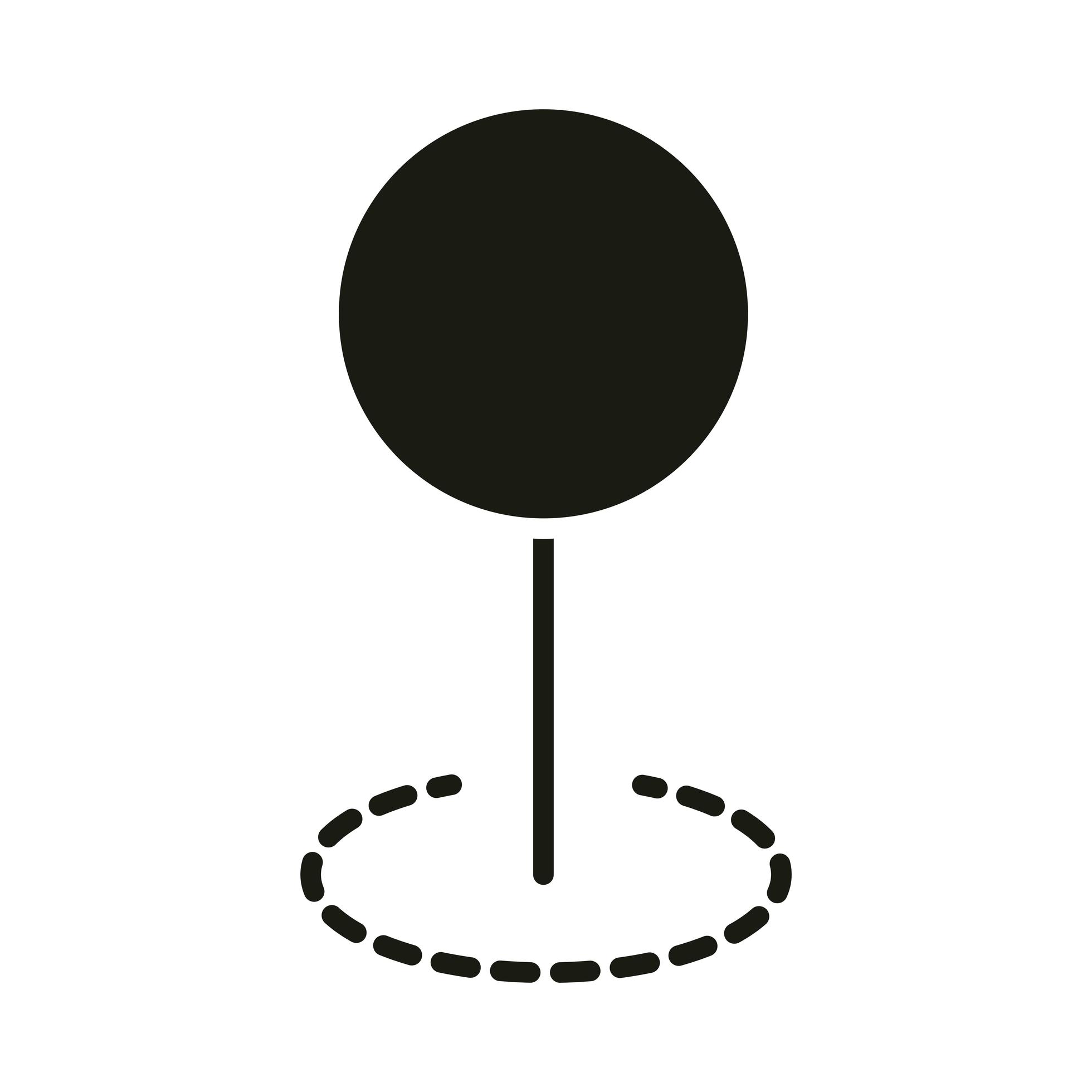 Mobile Application Location Pin Map Web Button Menu Digital Silhouette