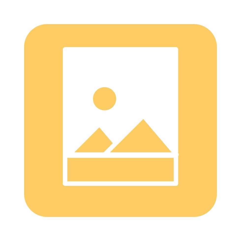 mobile application image gallery web button menu digital flat style ...