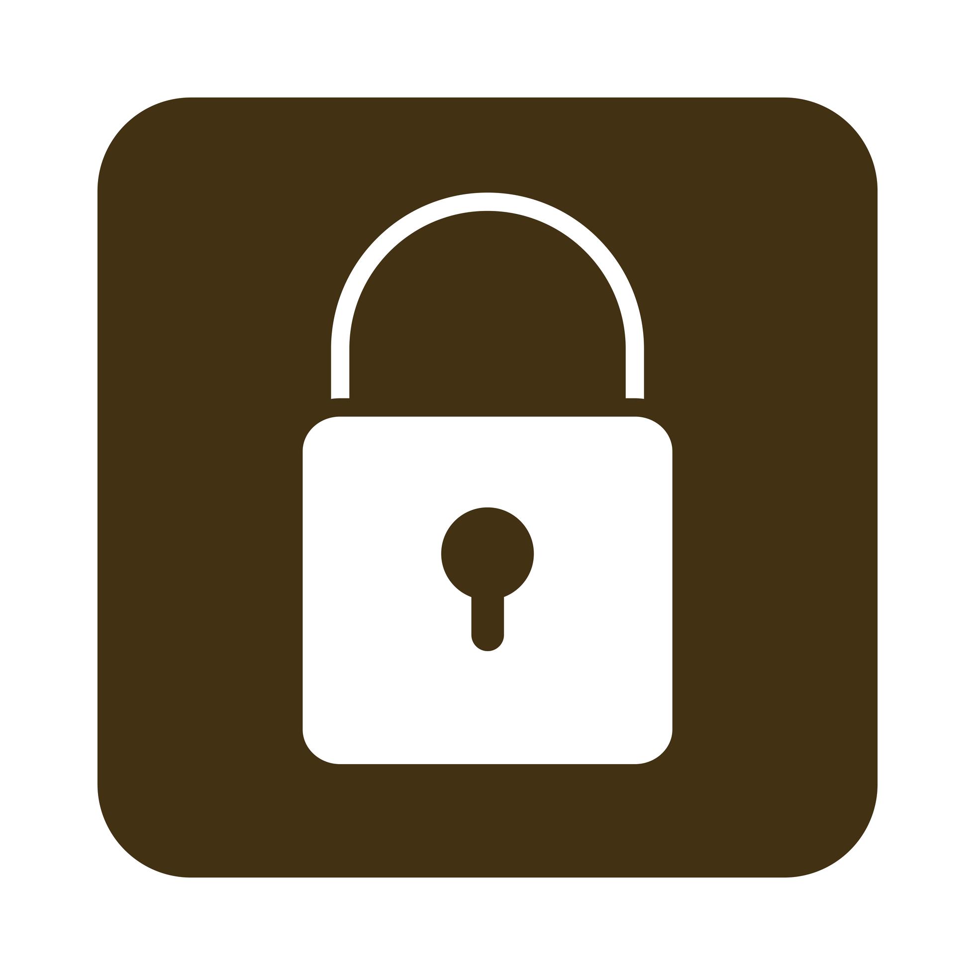 Mobile Application Protection Data Web Button Menu Digital Flat Style