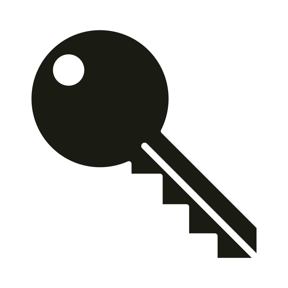 Mobile Application Security Web Button Menu Digital Silhouette Style