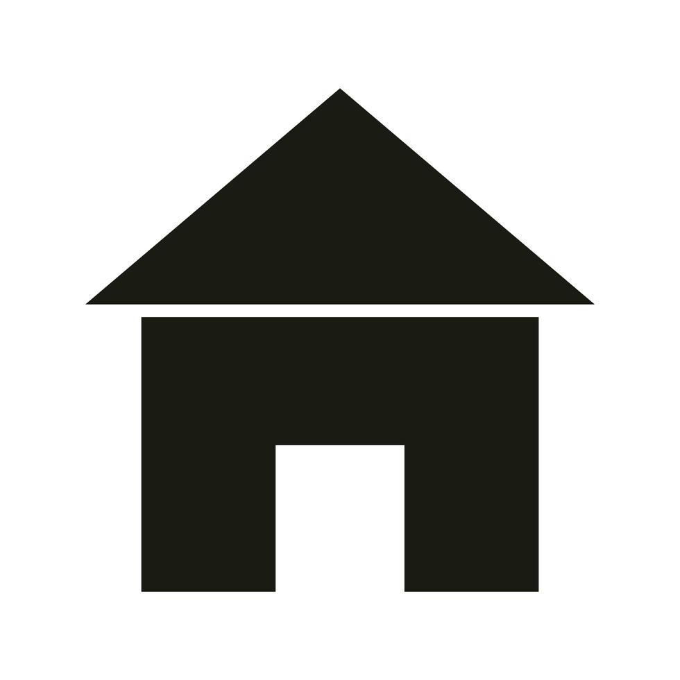 Mobile Application Homepage Web Button Menu Digital Silhouette Style