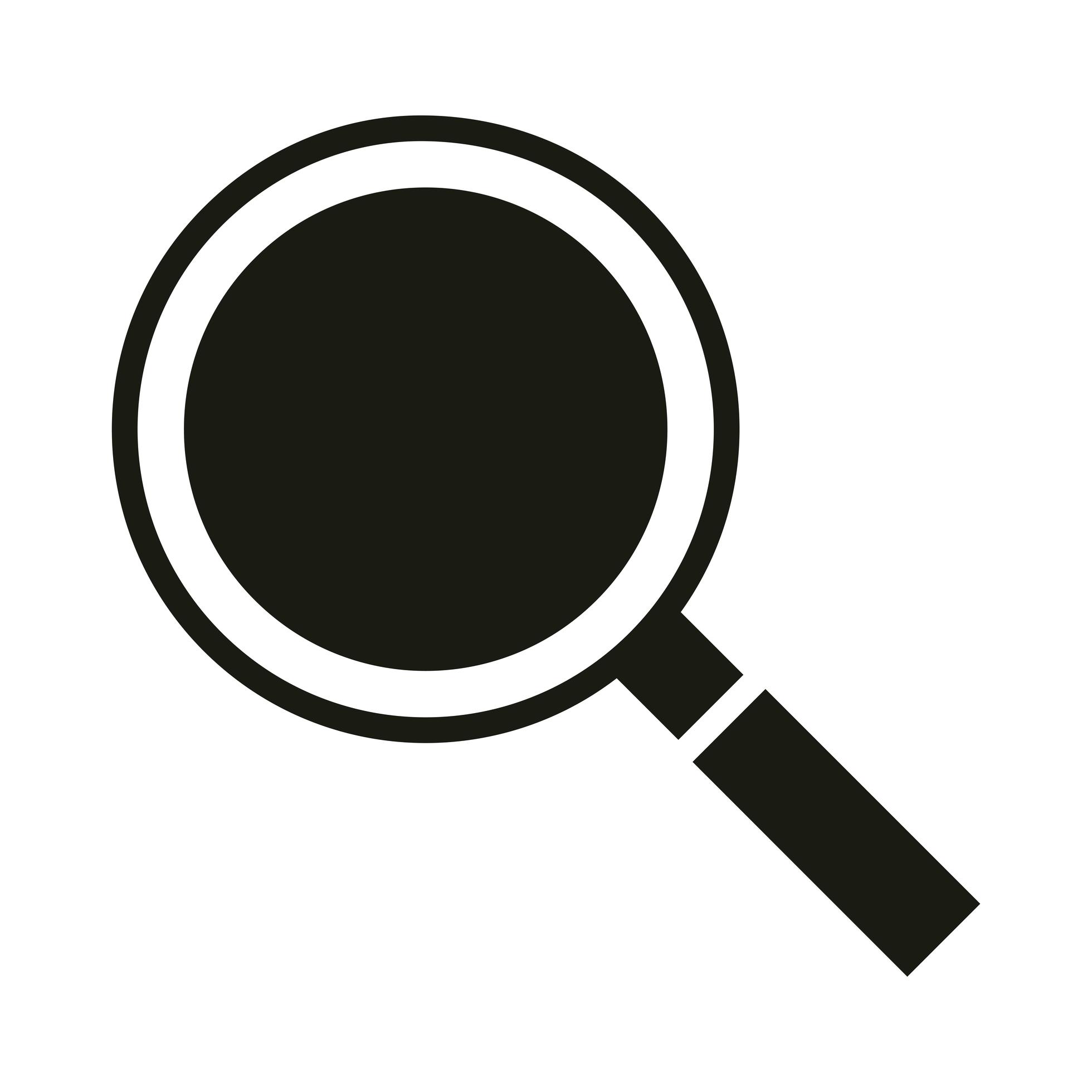 Mobile Application Searching Web Button Menu Digital Silhouette Style