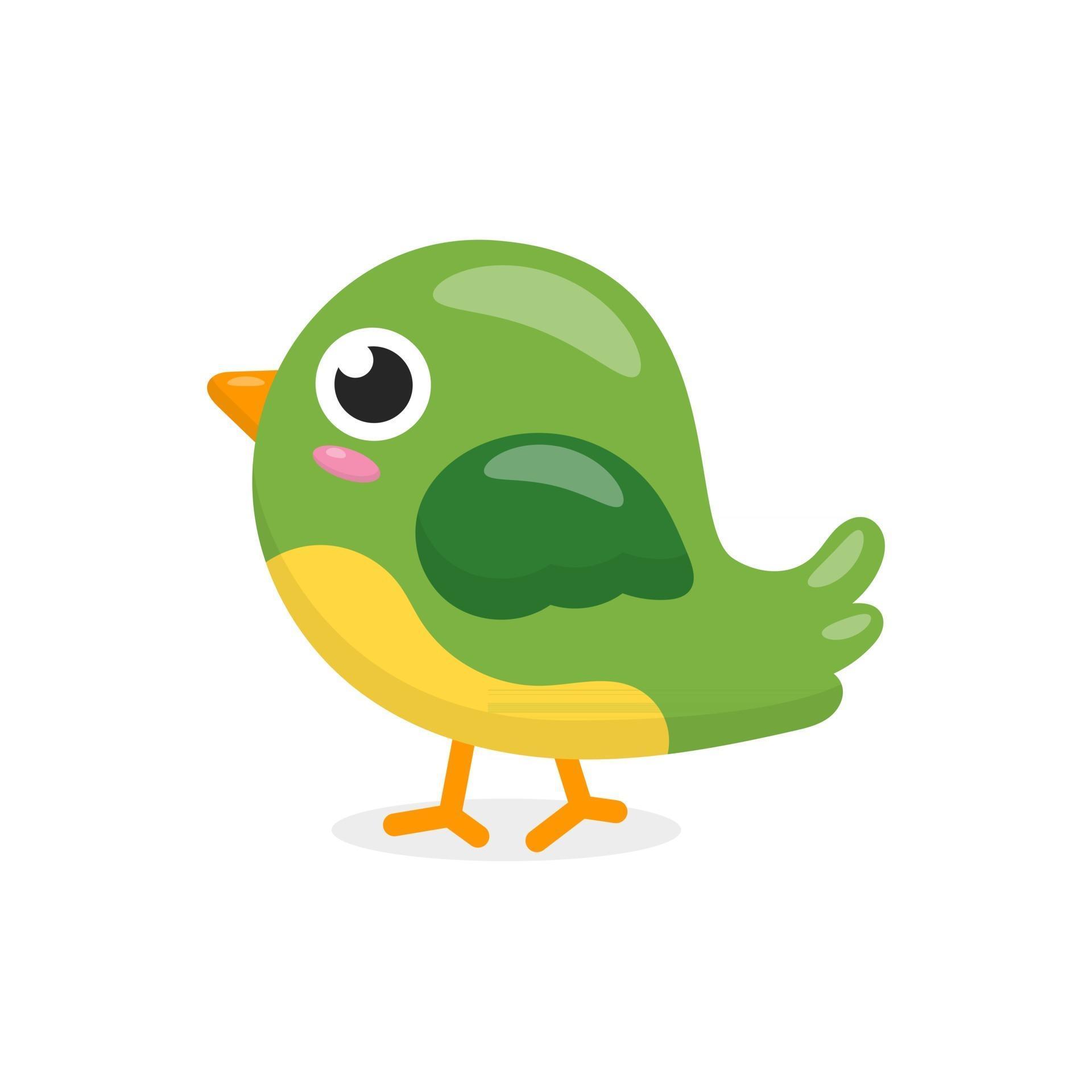 Cute Bird Vector 2612112 Vector Art At Vecteezy