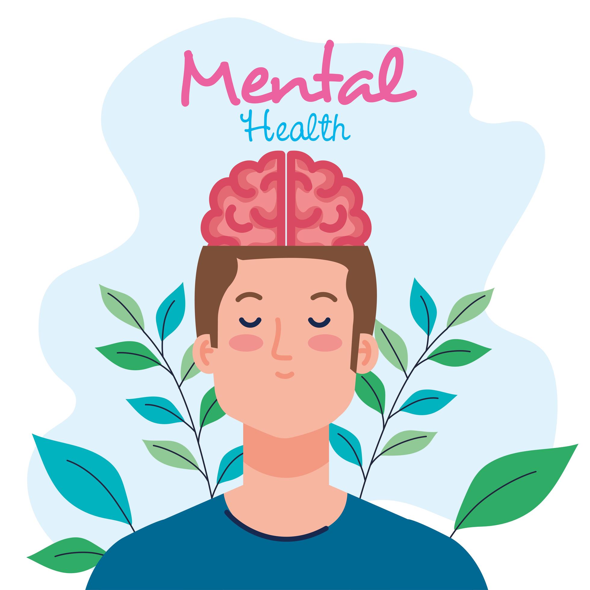 mental health concept, man with healthy mind 2620118 Vector Art at Vecteezy mental health concept, man with healthy mind 2620118 Vector Art at Vecteezy