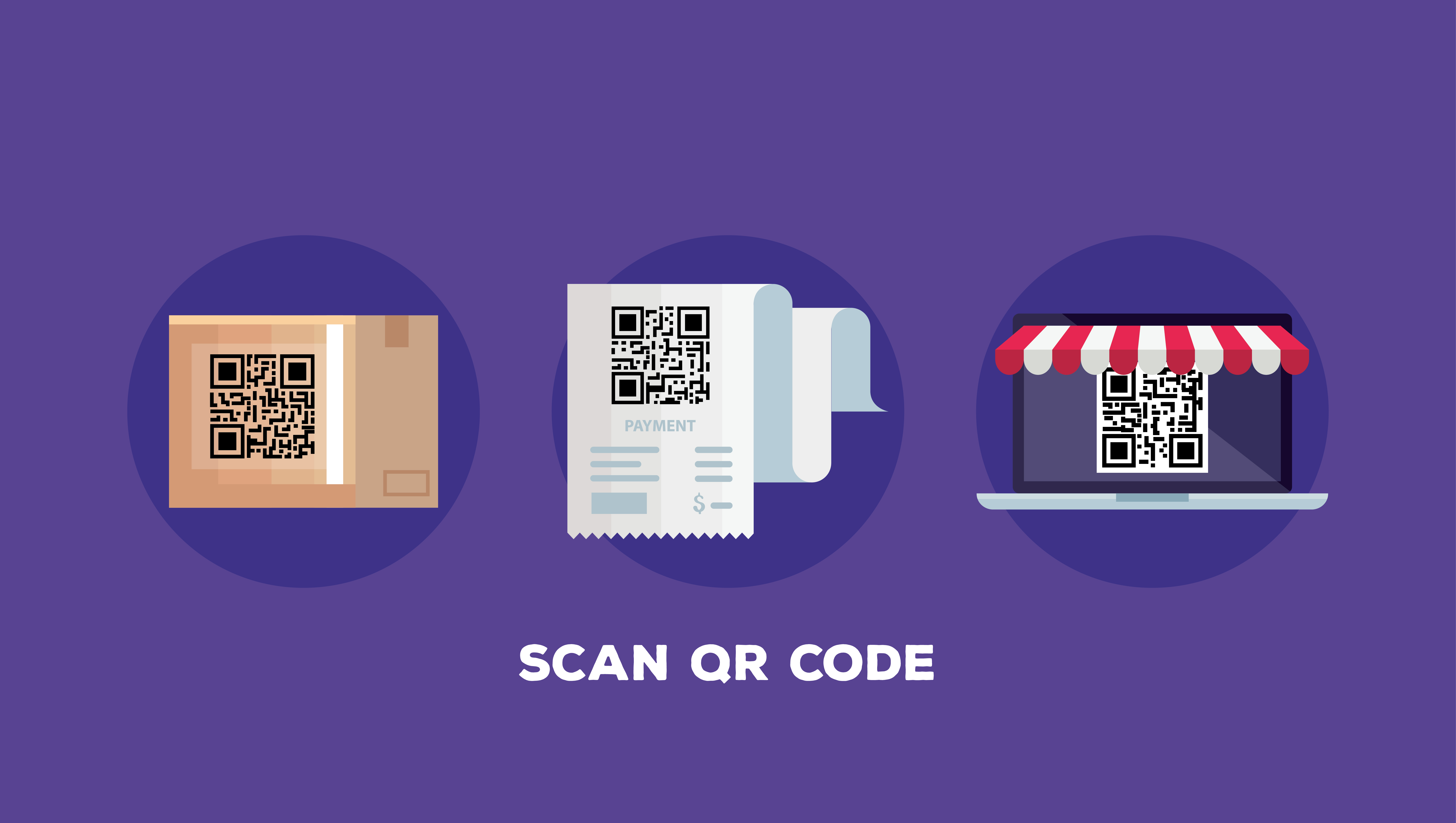 scan qr code with set icons 2620610 Vector Art at Vecteezy