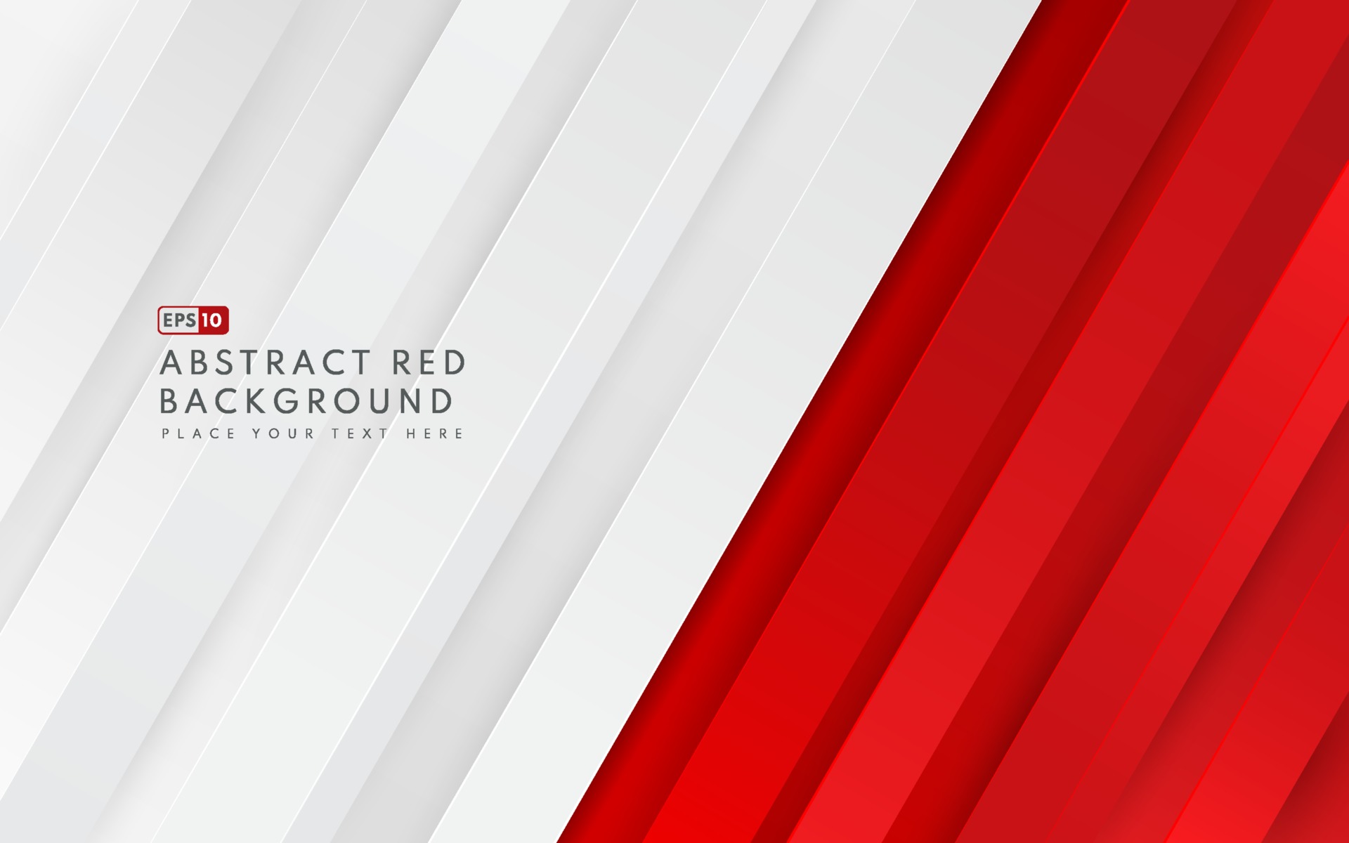 Abstract Diagonal Geometric Red And White Gradient Color Background And