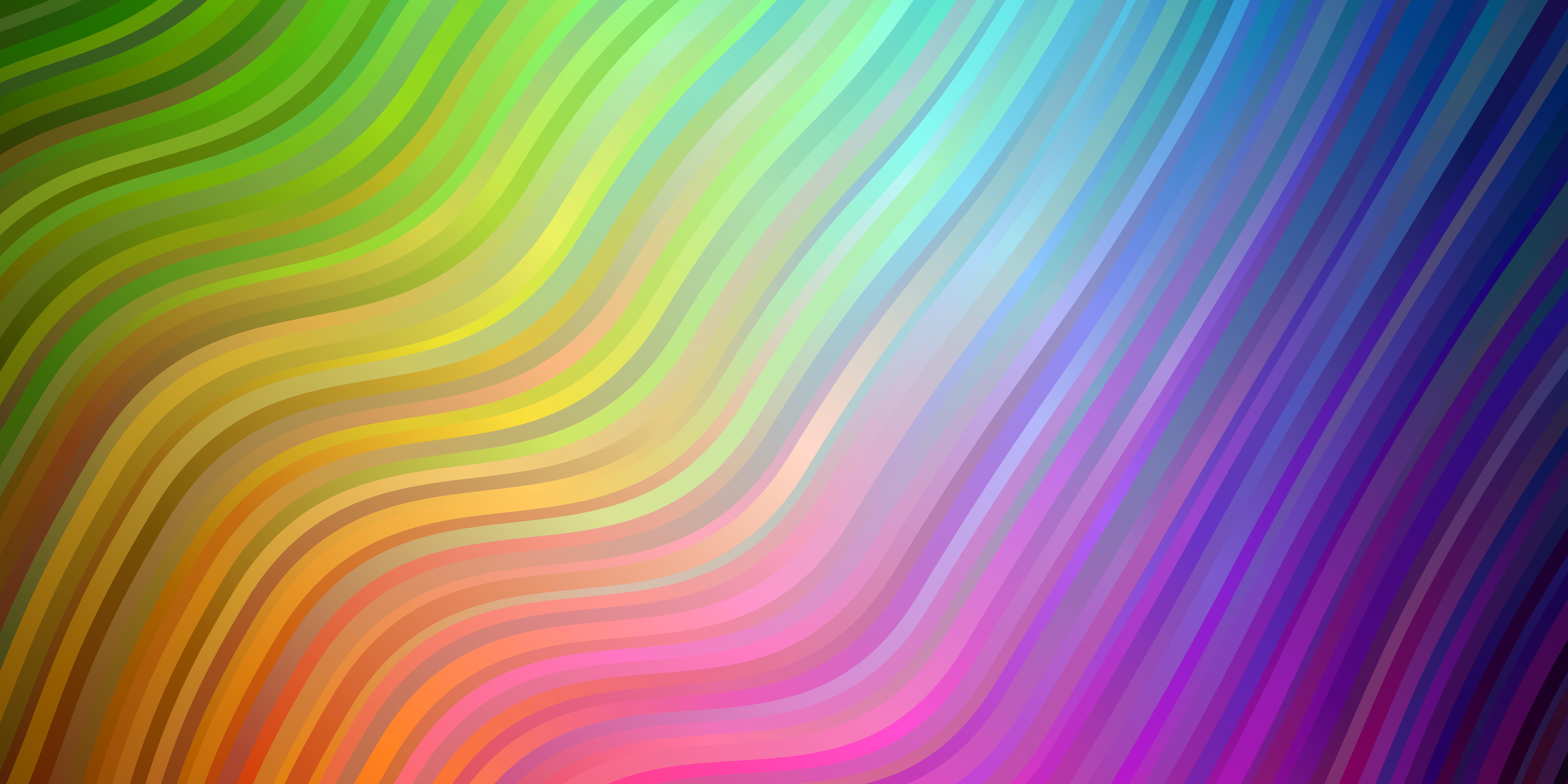 Light Multicolor Vector Template With Curves Colorful Illustration With Curved Lines Design For