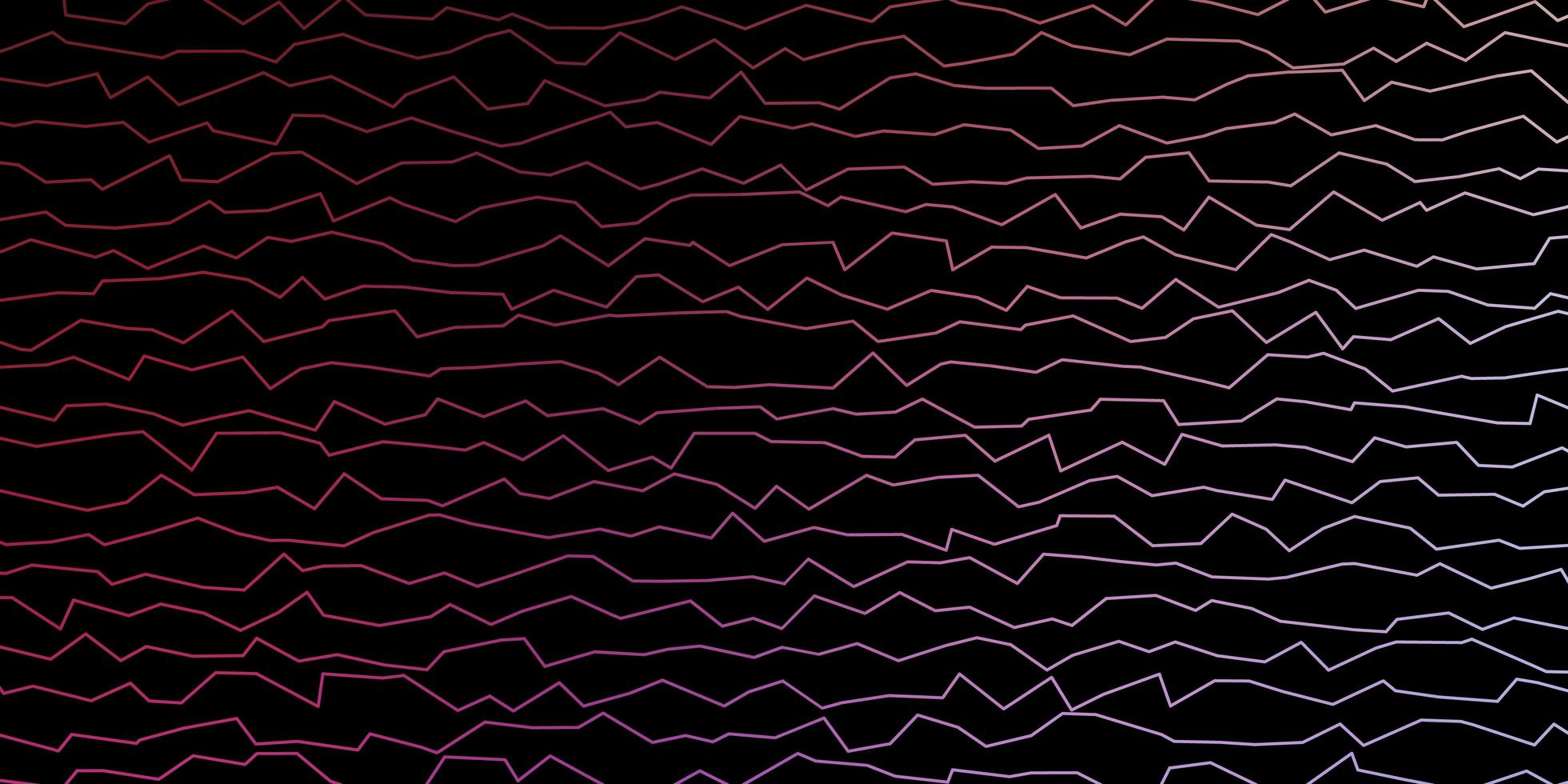 Dark Multicolor Vector Pattern With Curved Lines Abstract Gradient Illustration With Wry Lines