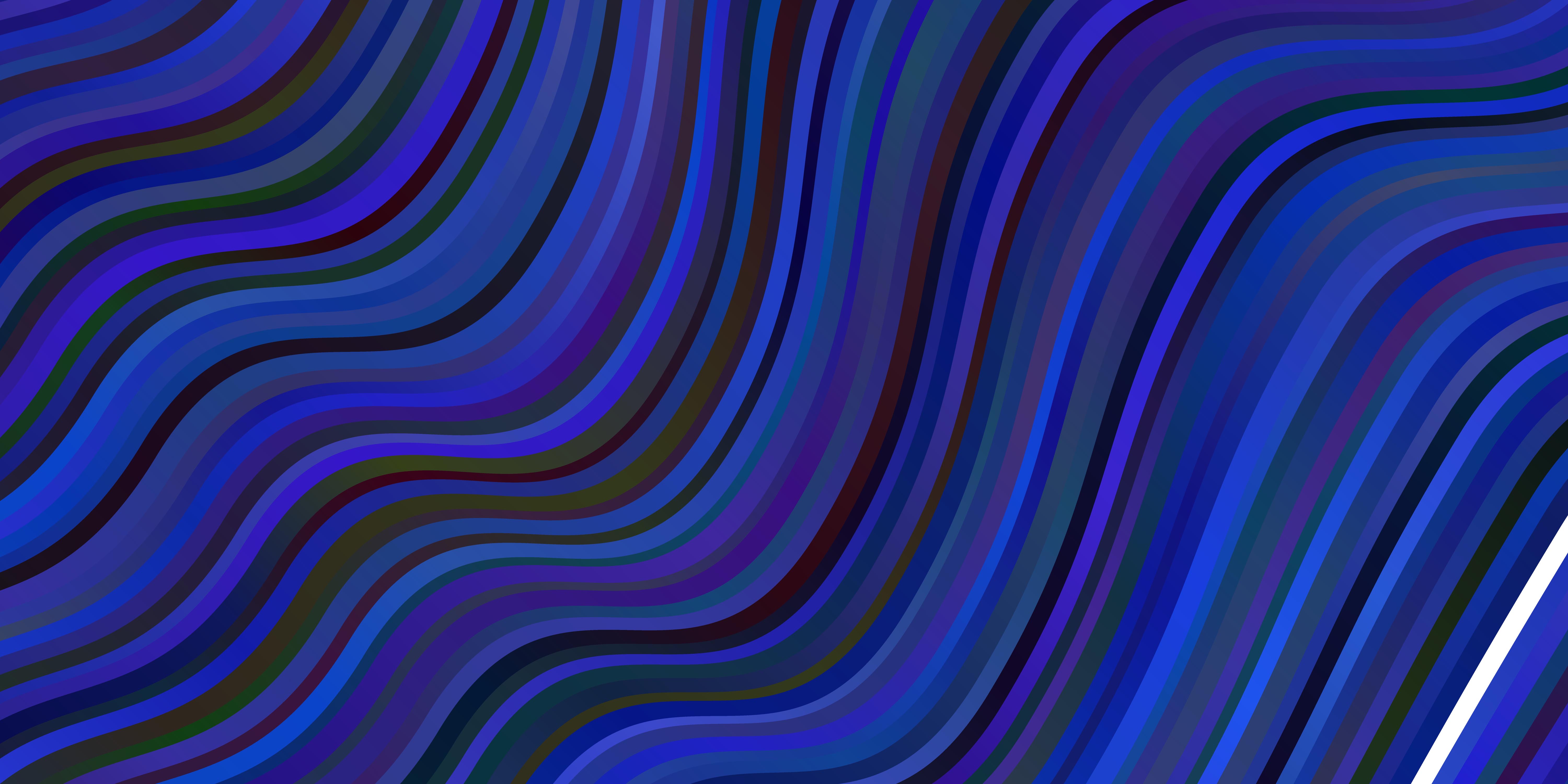 Dark Blue Vector Texture With Circular Arc Gradient Illustration In Simple Style With Bows