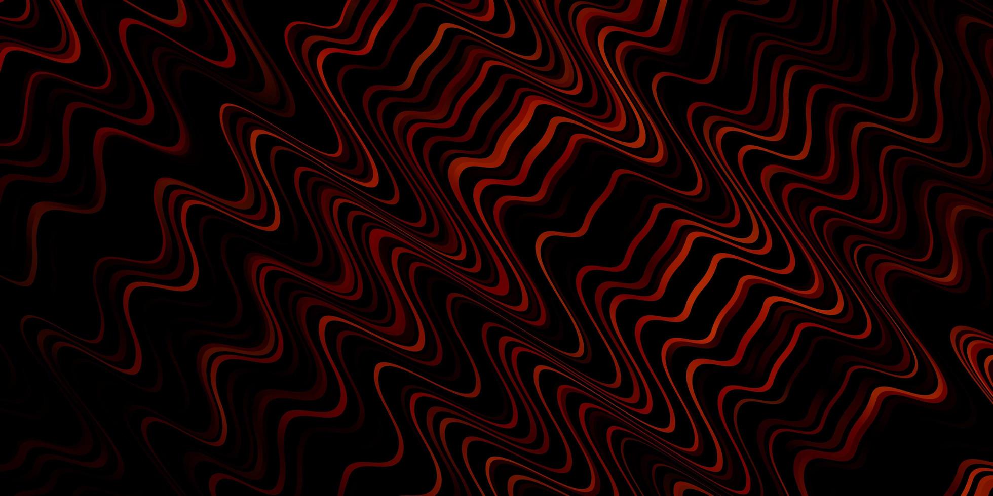 Dark Orange Vector Layout With Wry Lines Colorful Geometric Sample With Gradient Curves Template
