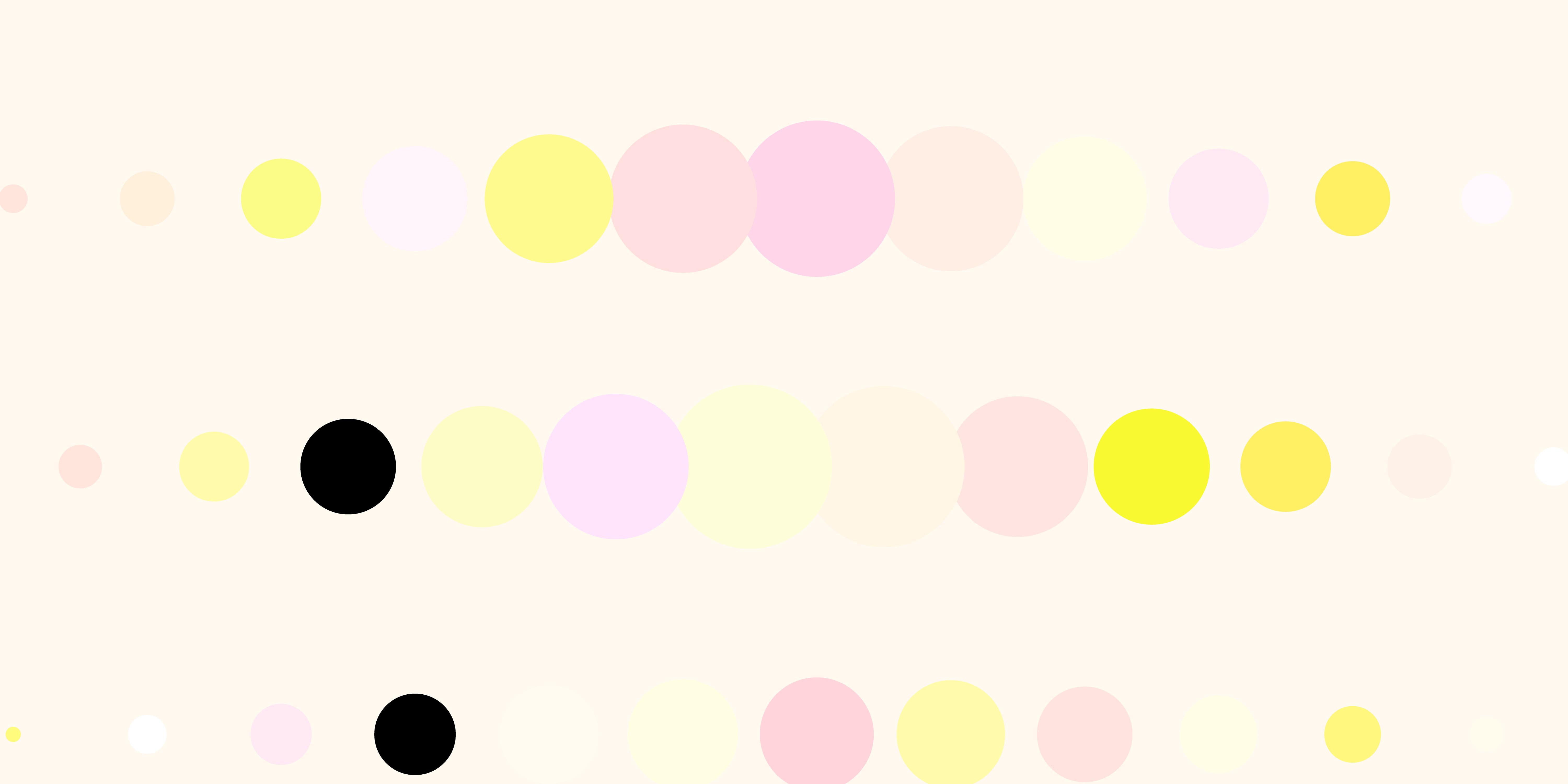 Light Orange Vector Backdrop With Circles Abstract Colorful Disks On Simple Gradient Background