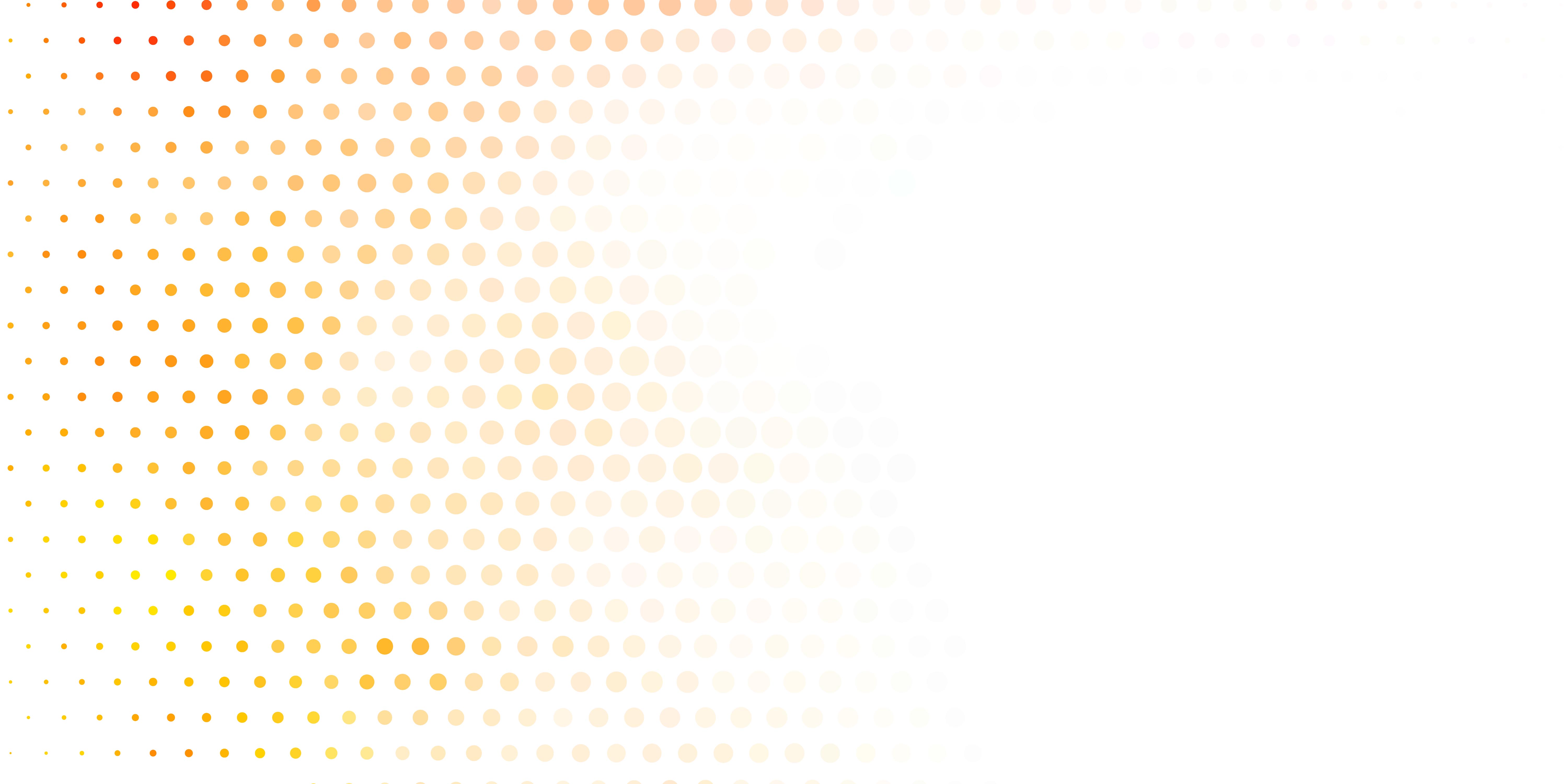 Light Orange Vector Layout With Circle Shapes Illustration With Set Of Shining Colorful Abstract