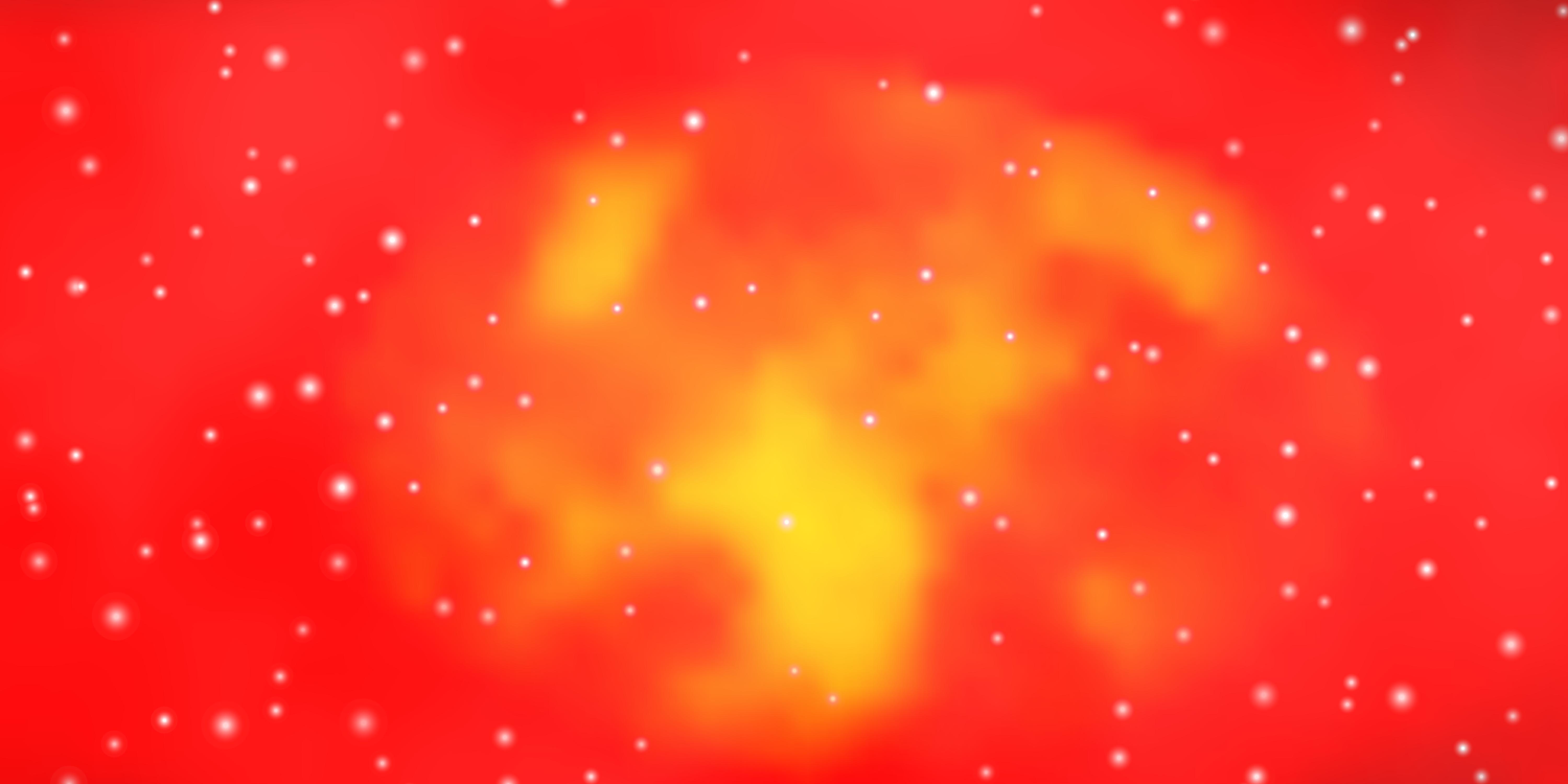 Light Orange Vector Pattern With Abstract Stars Colorful Illustration With Abstract Gradient