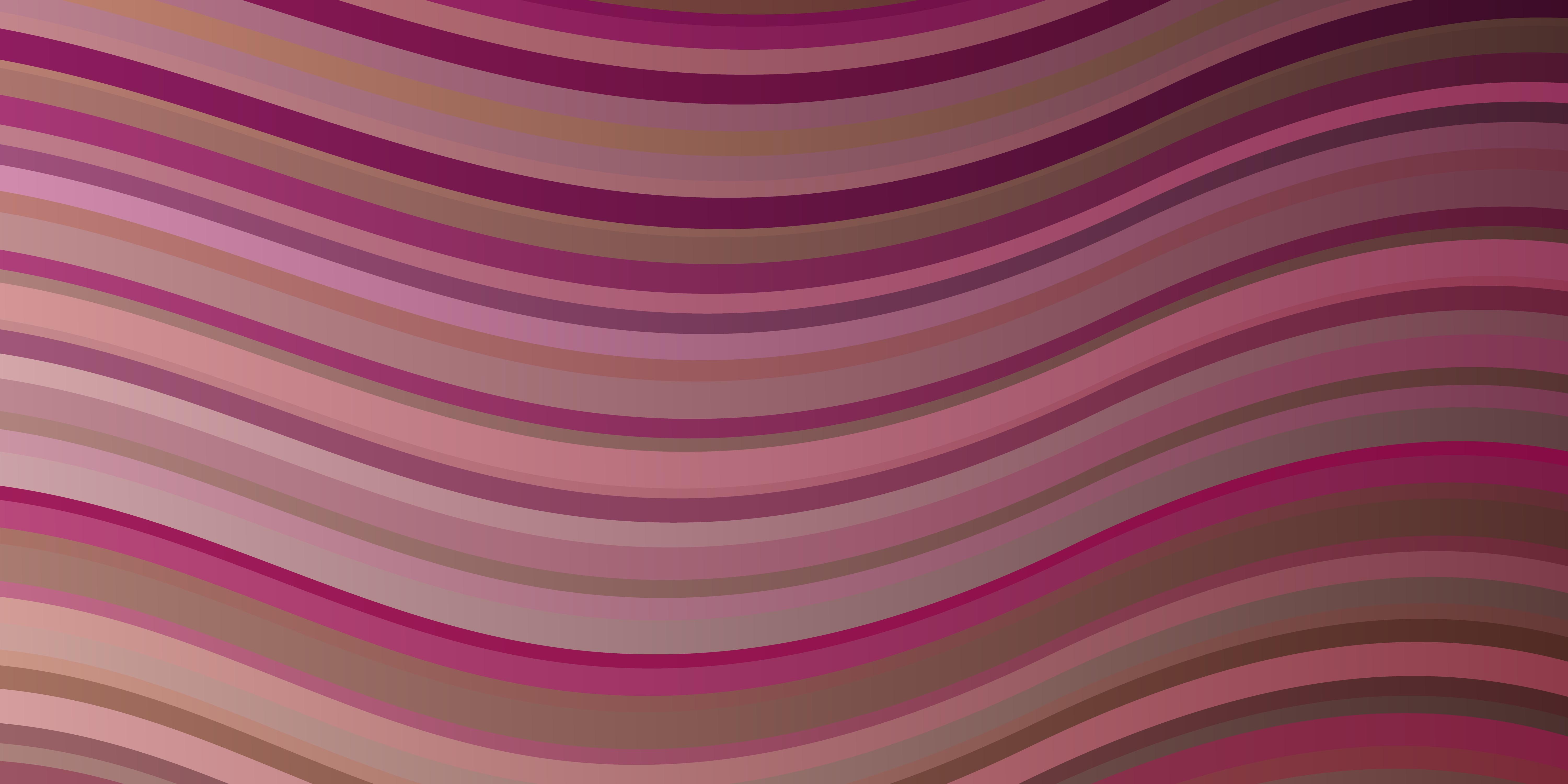 Light Pink Vector Texture With Wry Lines Colorful Abstract Illustration With Gradient Curves