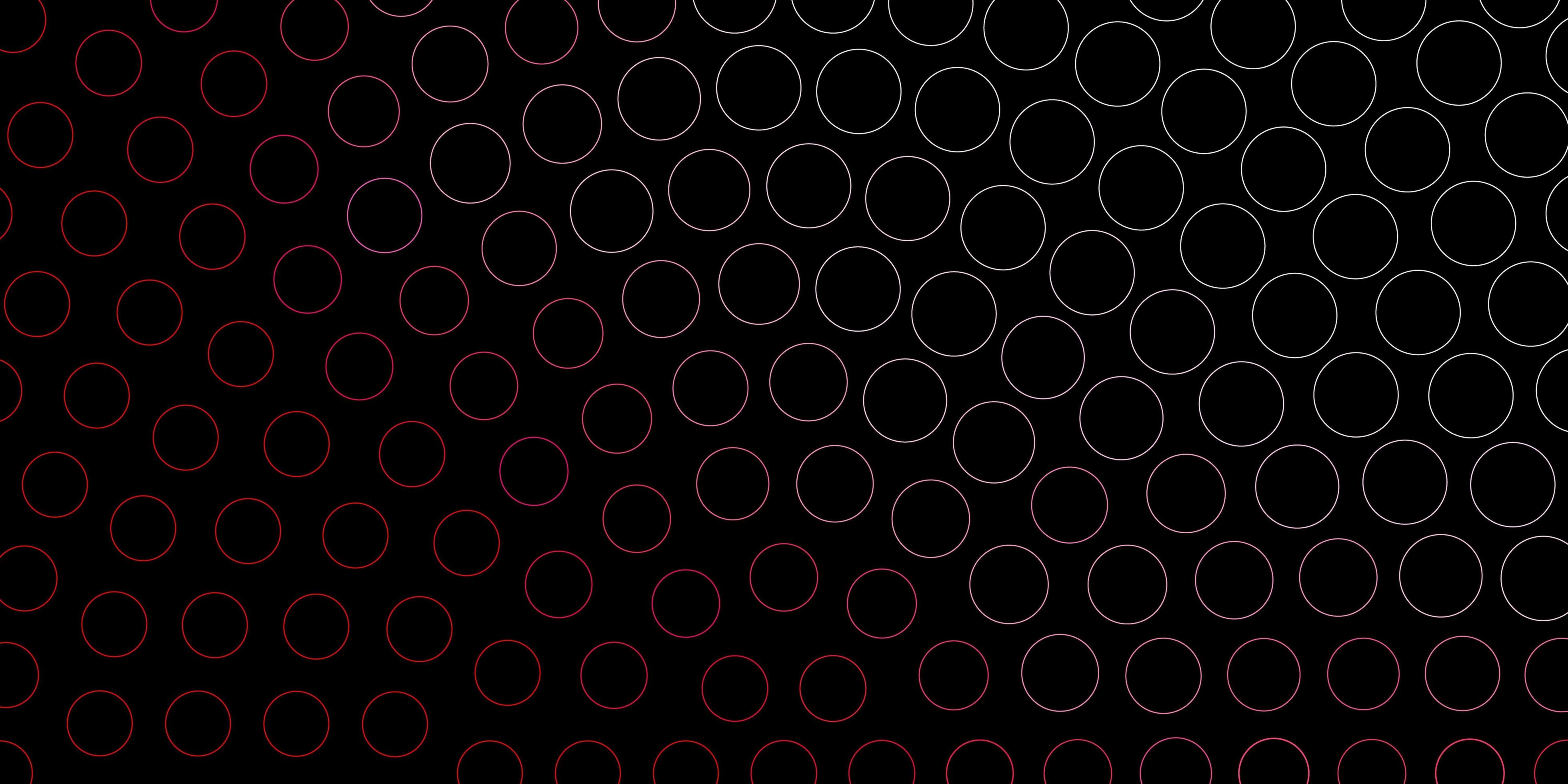 Dark Red Vector Template With Circles Colorful Illustration With Gradient Dots In Nature Style