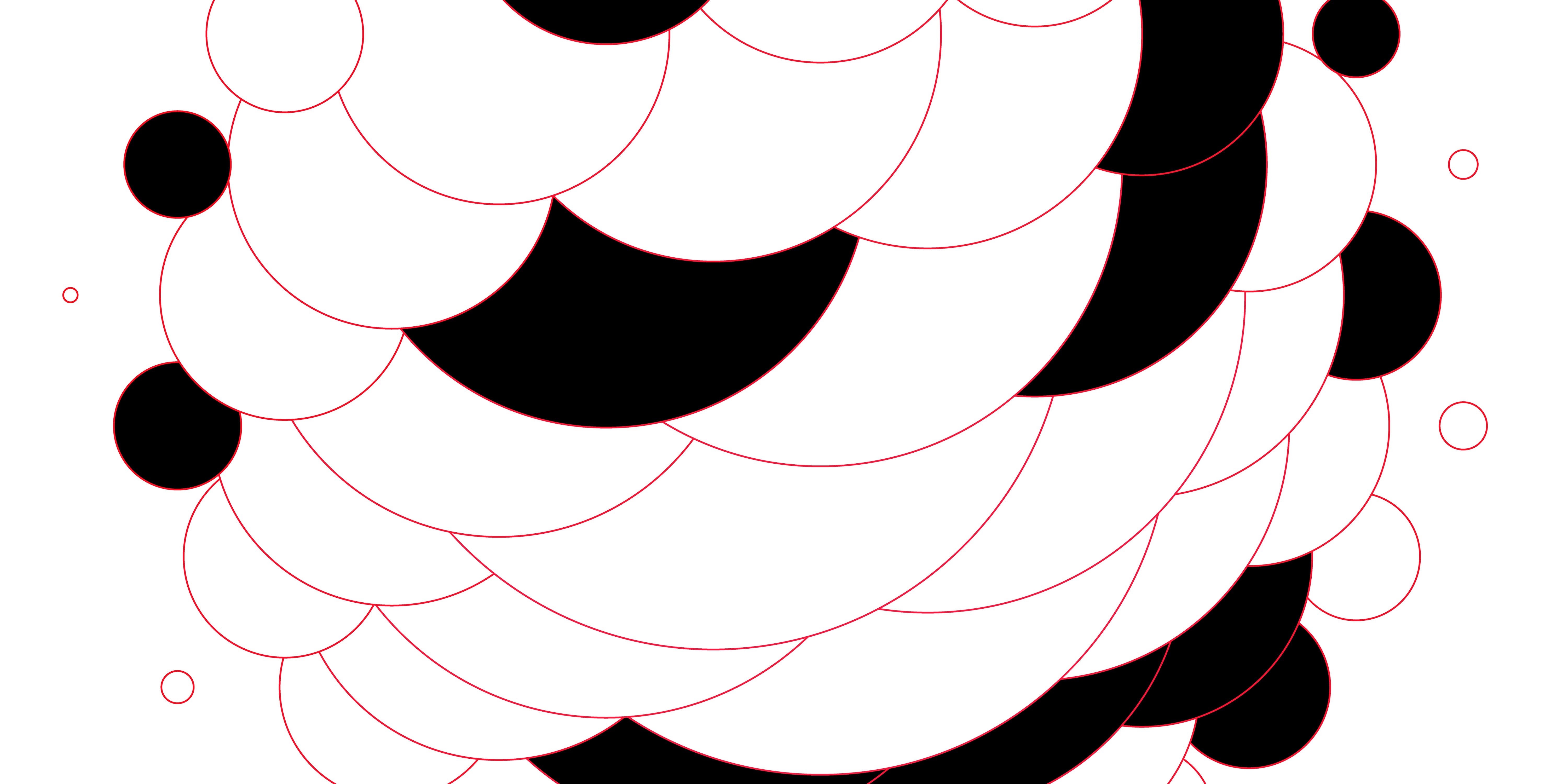 Light Red Vector Pattern With Spheres Illustration With Set Of Shining Colorful Abstract Spheres