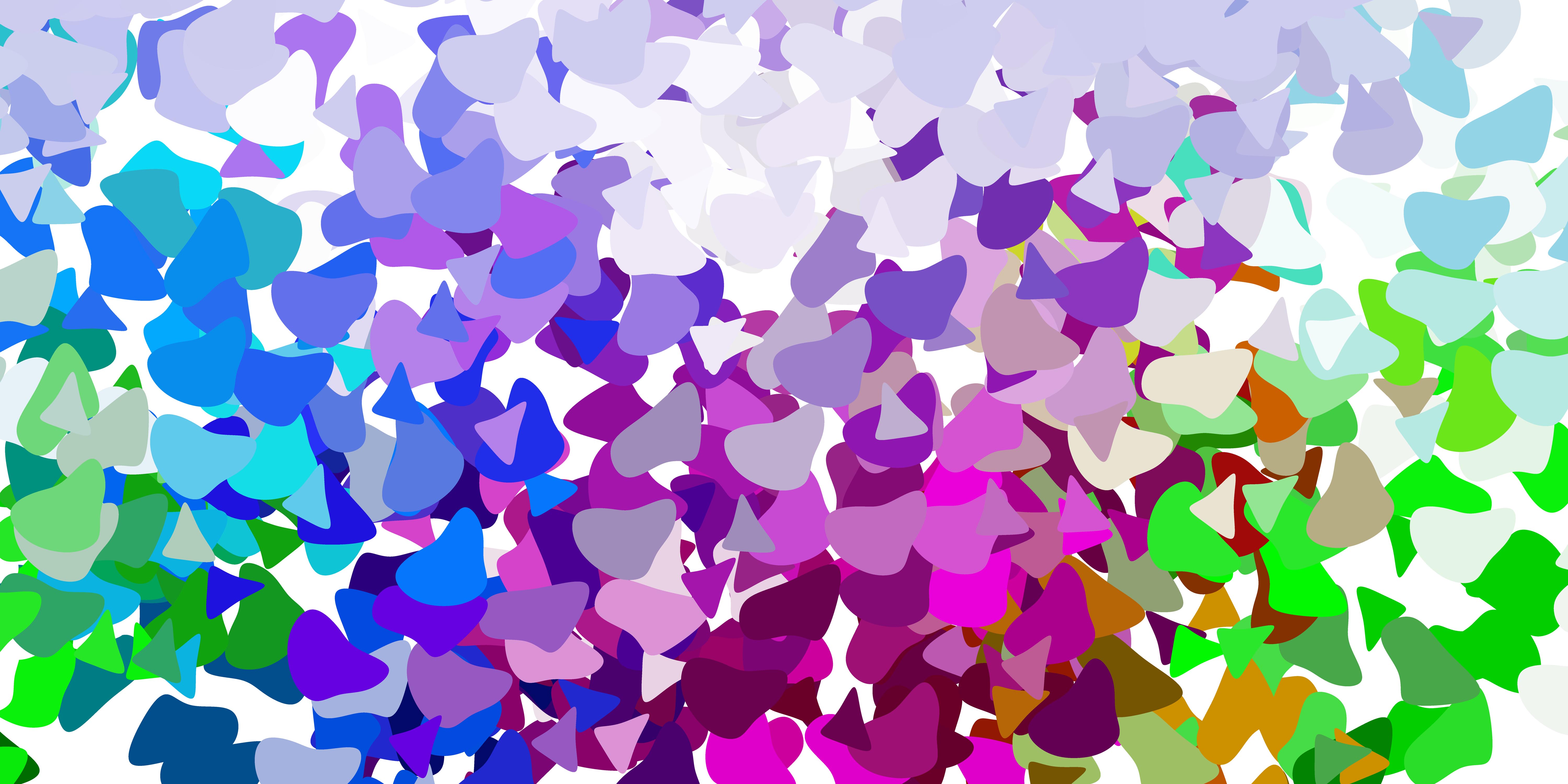 Light multicolor vector pattern with abstract shapes 2625490 Vector Art ...