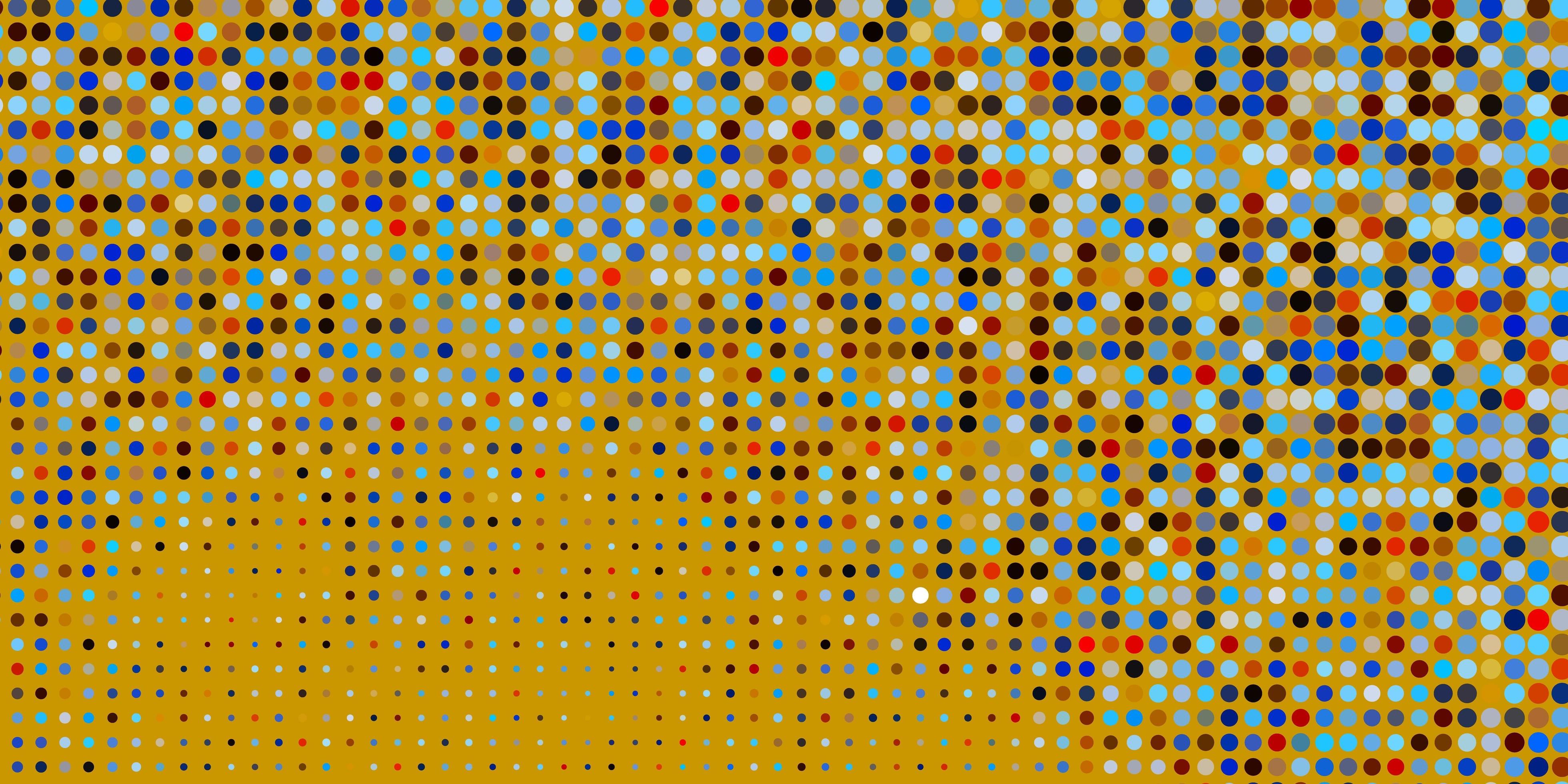 Light Blue Yellow Vector Backdrop With Dots Abstract Colorful Disks On Simple Gradient