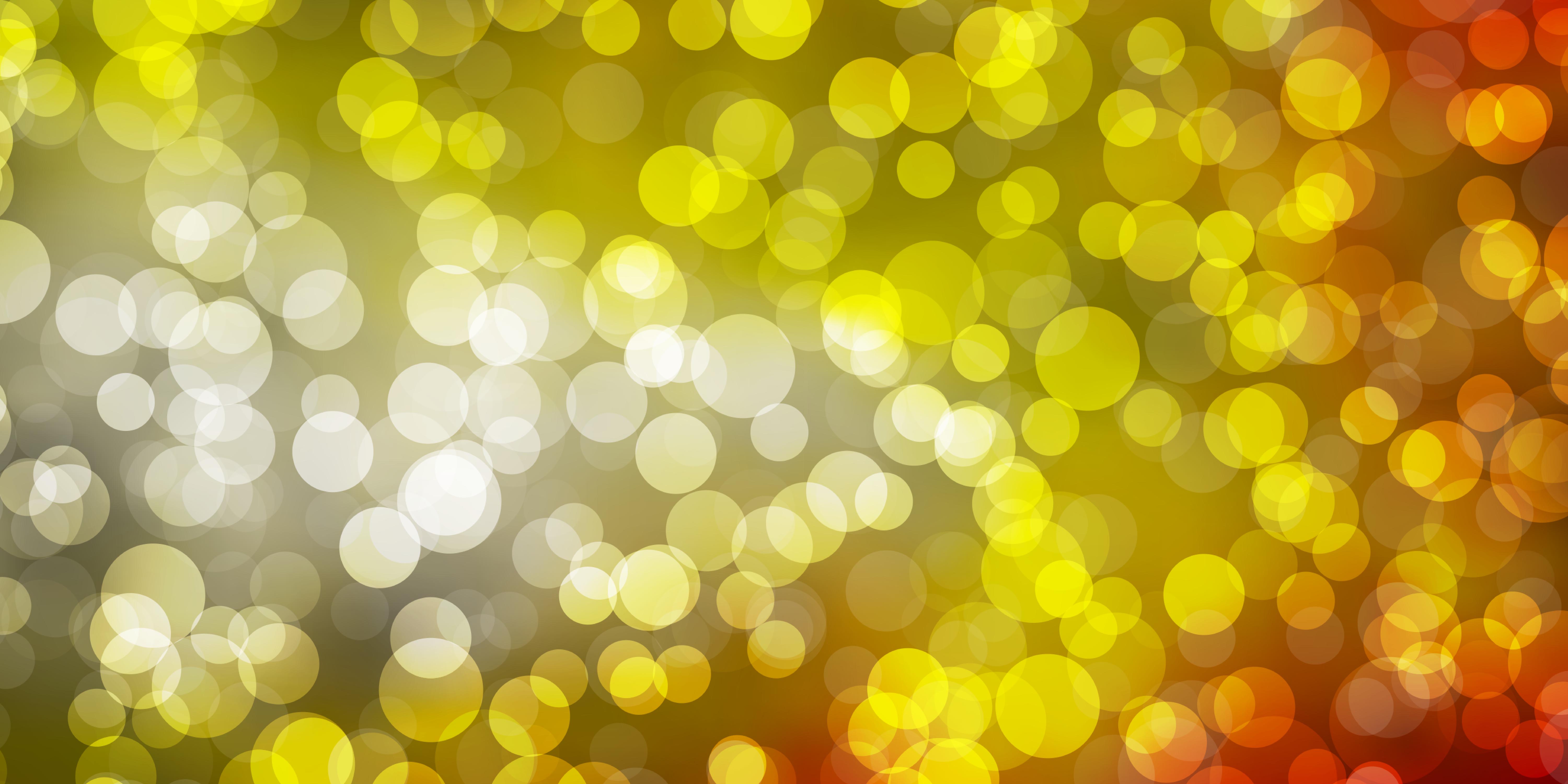 Light Green Red Vector Texture With Disks Modern Abstract Illustration With Colorful Circle