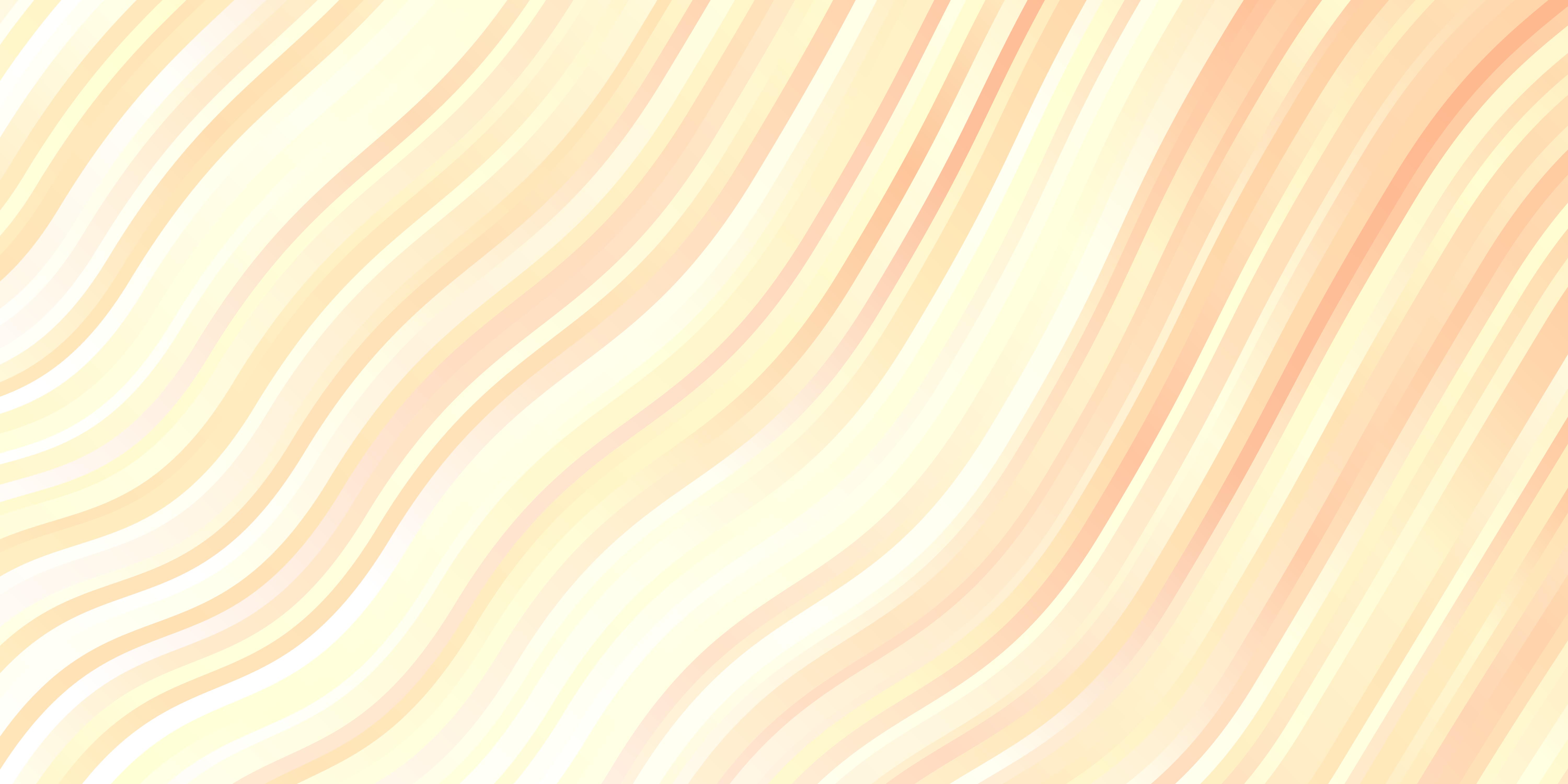 Light Orange Vector Pattern With Lines Colorful Geometric Sample With Gradient Curves Pattern