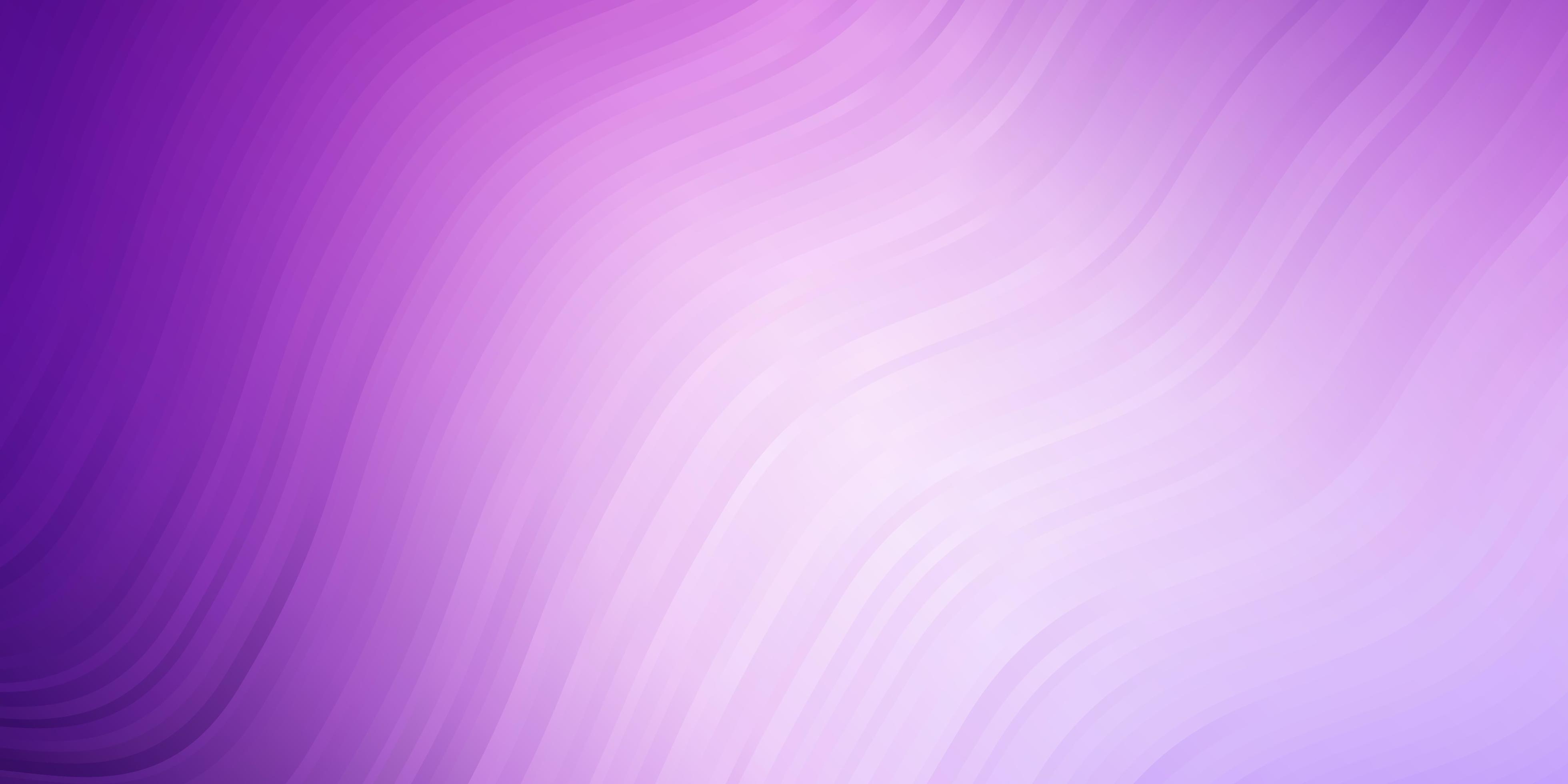 Light Purple vector template with curves Gradient illustration in ...