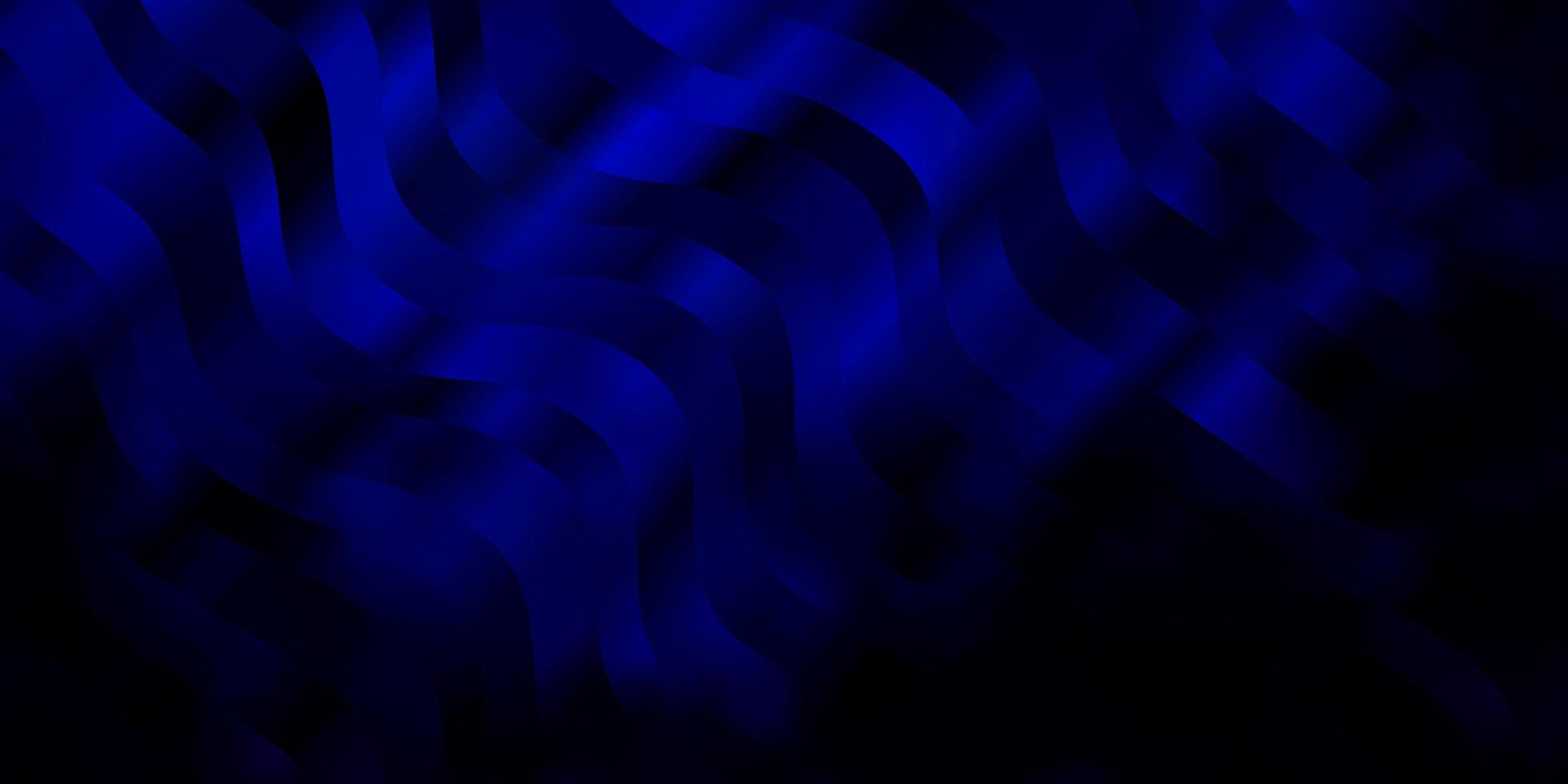Dark Blue Vector Background With Wry Lines Brand New Colorful