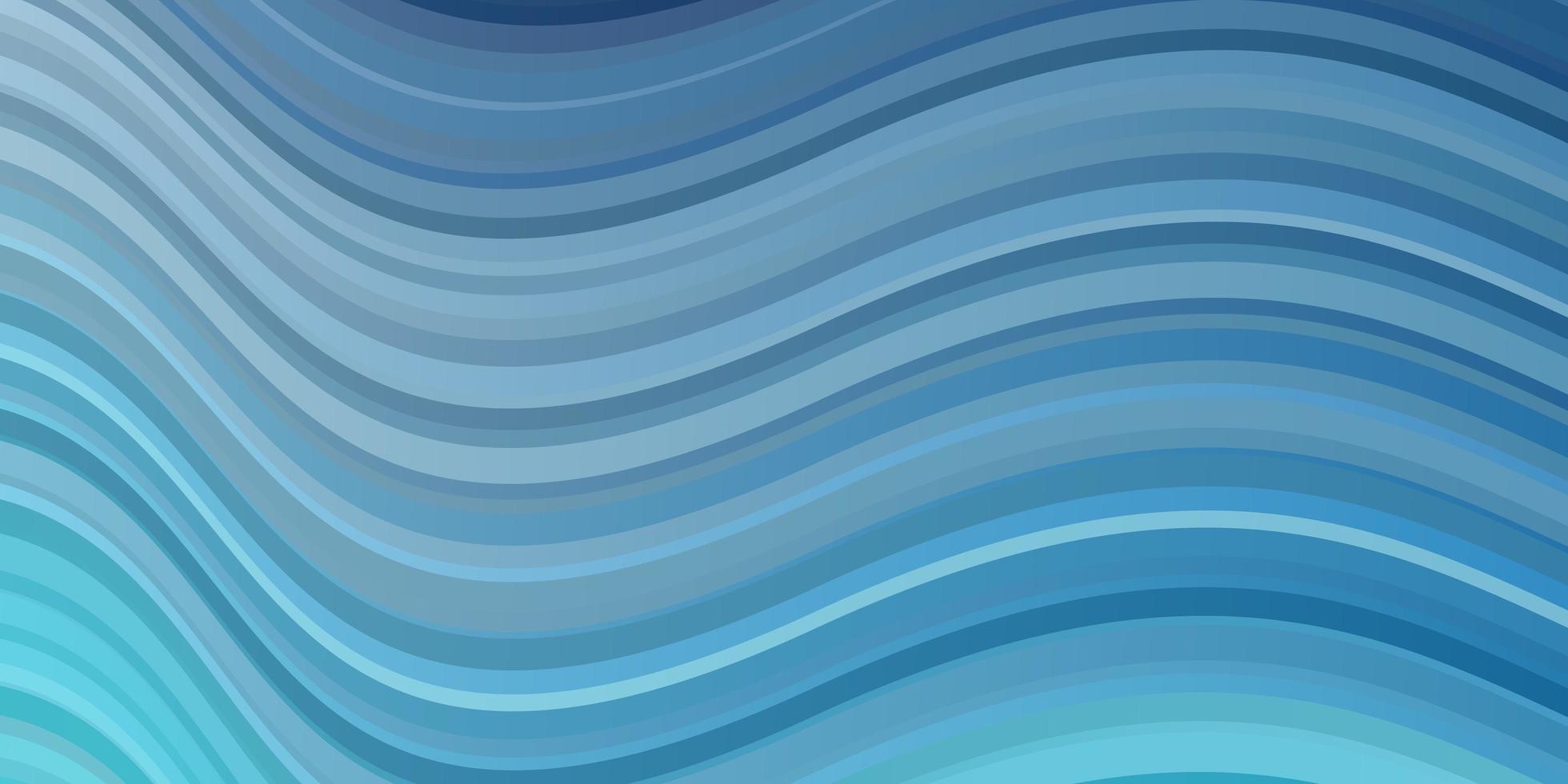 Light Blue Vector Backdrop With Bent Lines Abstract Illustration With Bandy Gradient Lines