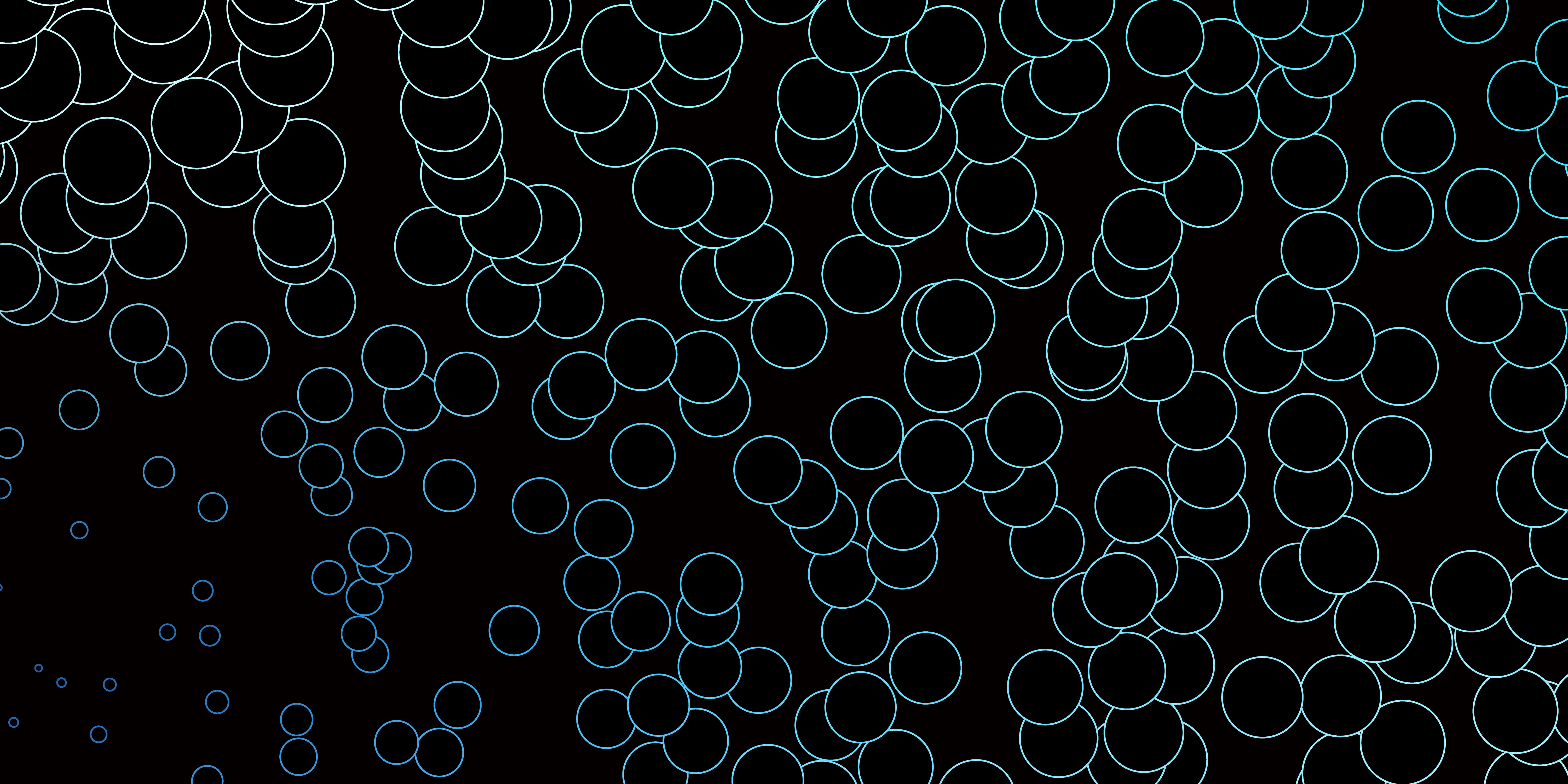 Dark Blue Vector Texture With Disks Abstract Illustration With Colorful Spots In Nature Style