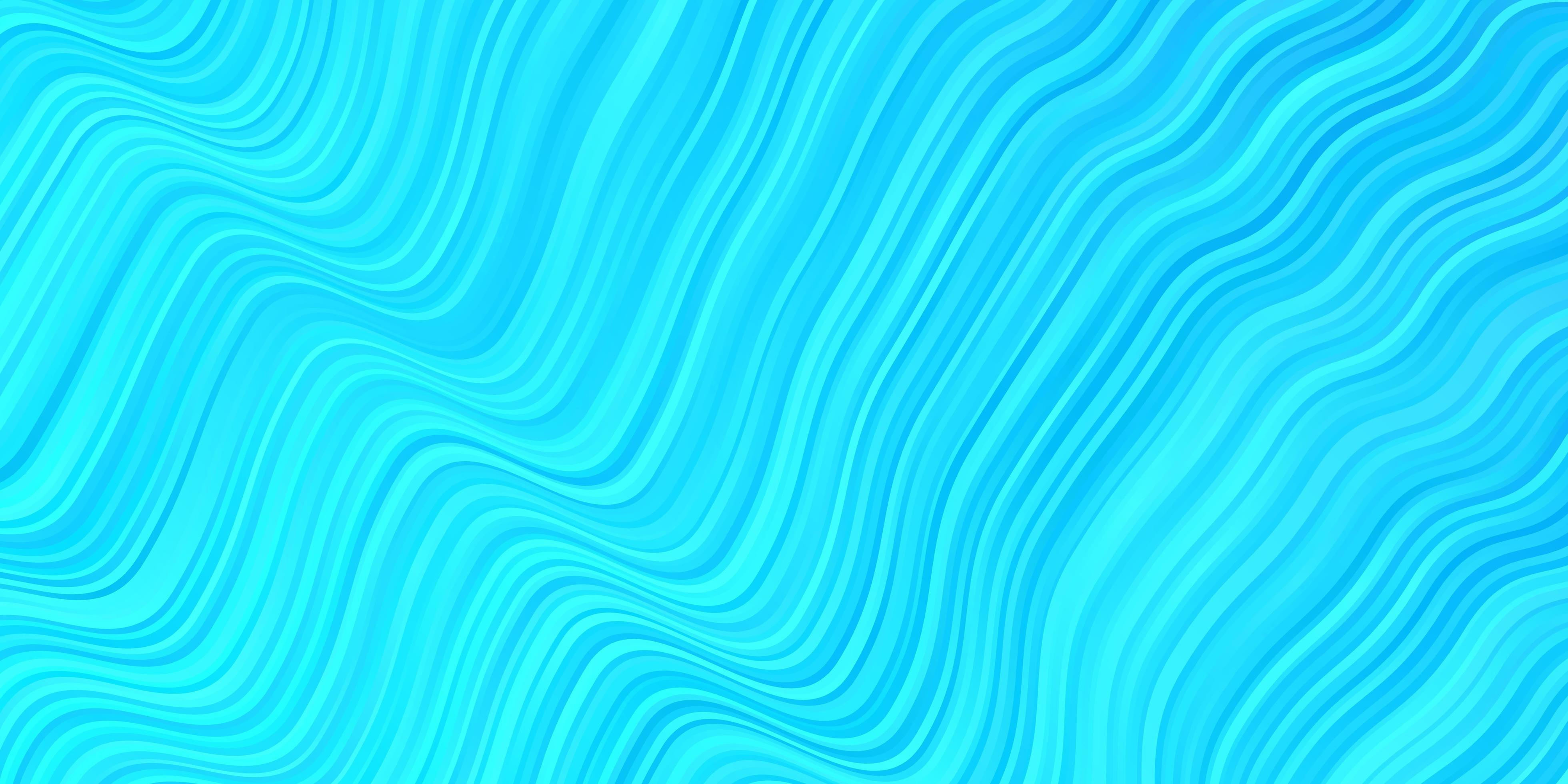 Light Blue Vector Template With Curved Lines Gradient Illustration In Simple Style With Bows