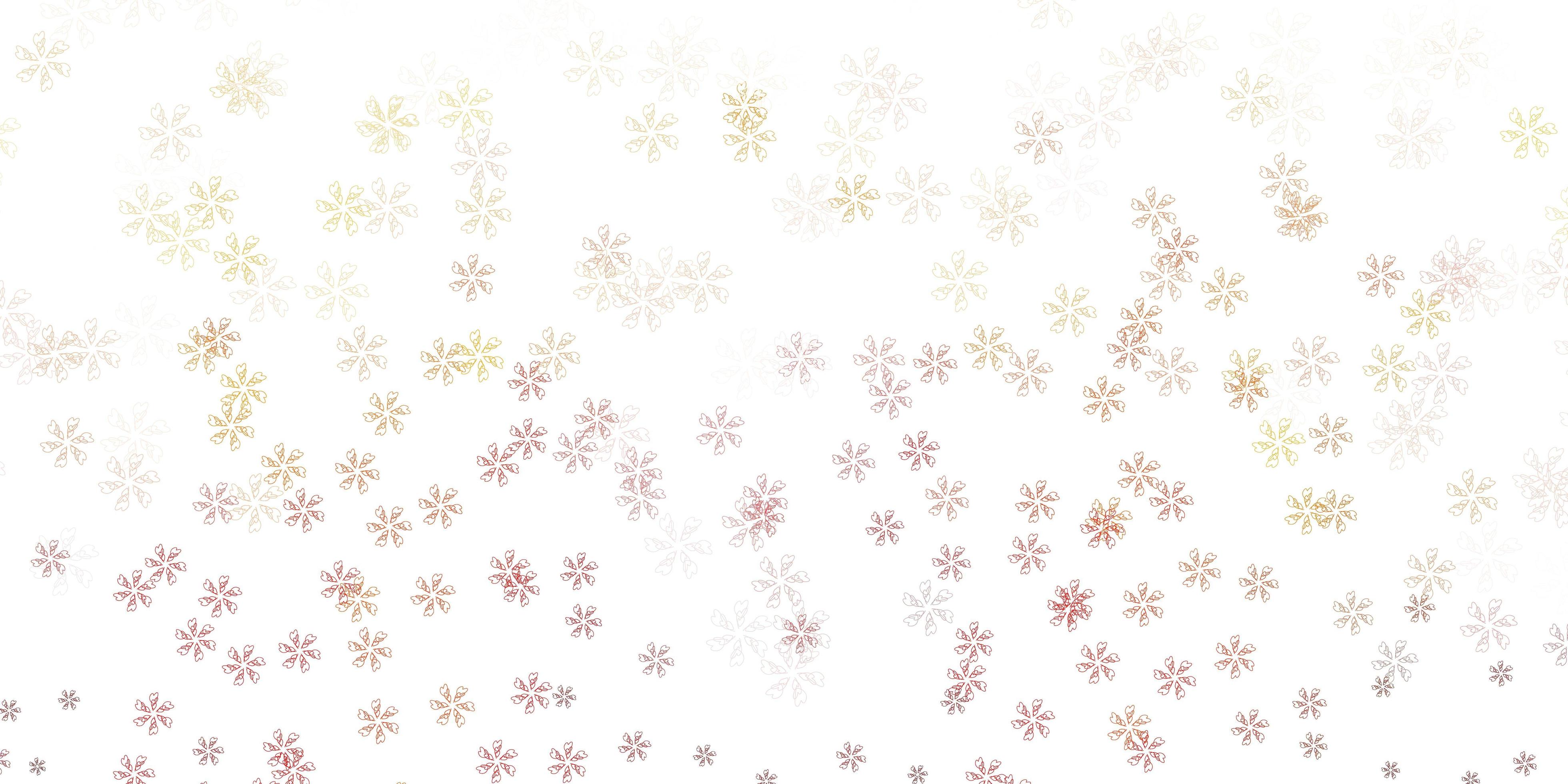 Light Orange Vector Abstract Background With Leaves 2627353 Vector Art At Vecteezy