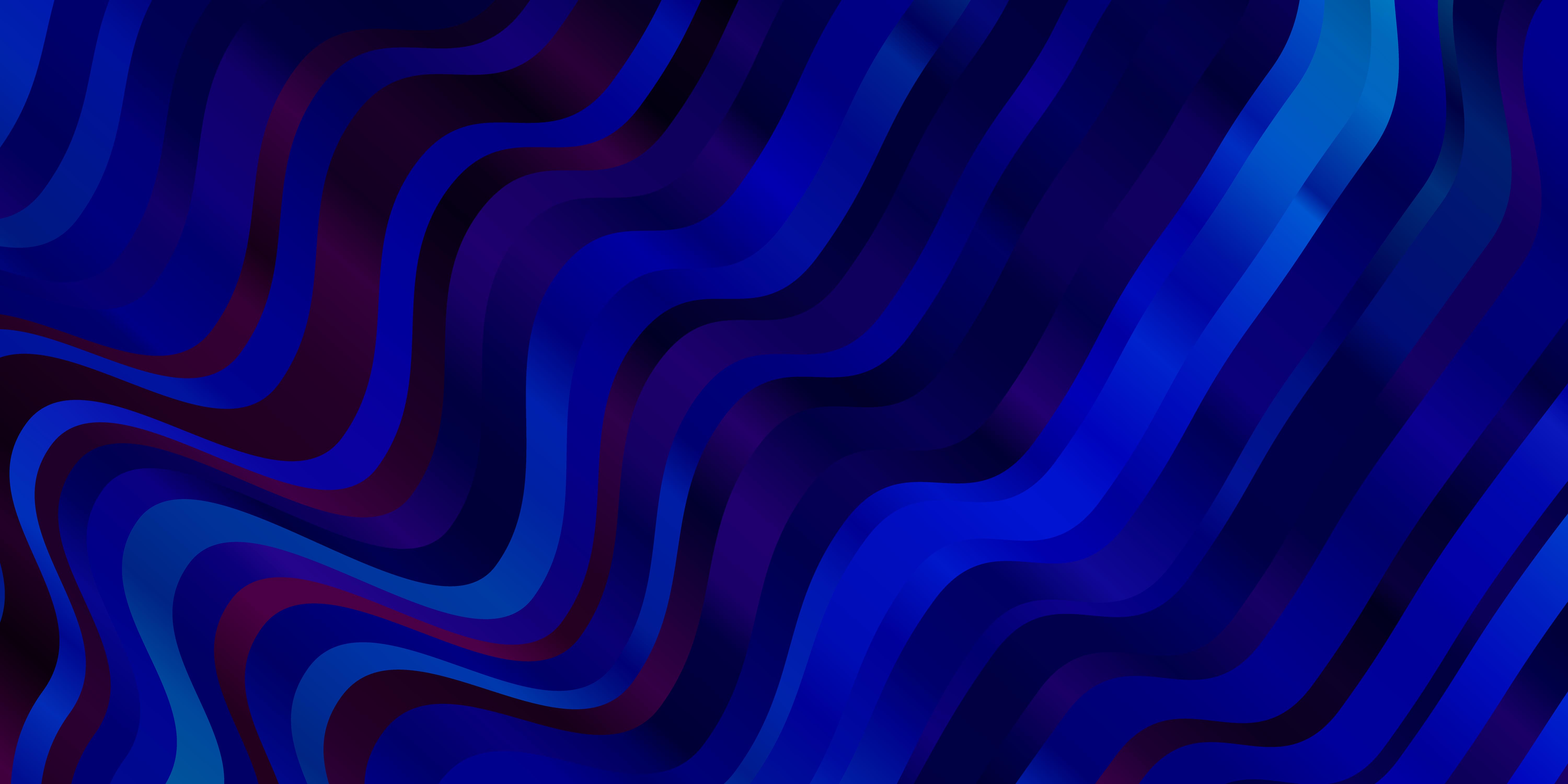 Light Blue Red Vector Background With Bent Lines Illustration In Halftone Style With Gradient