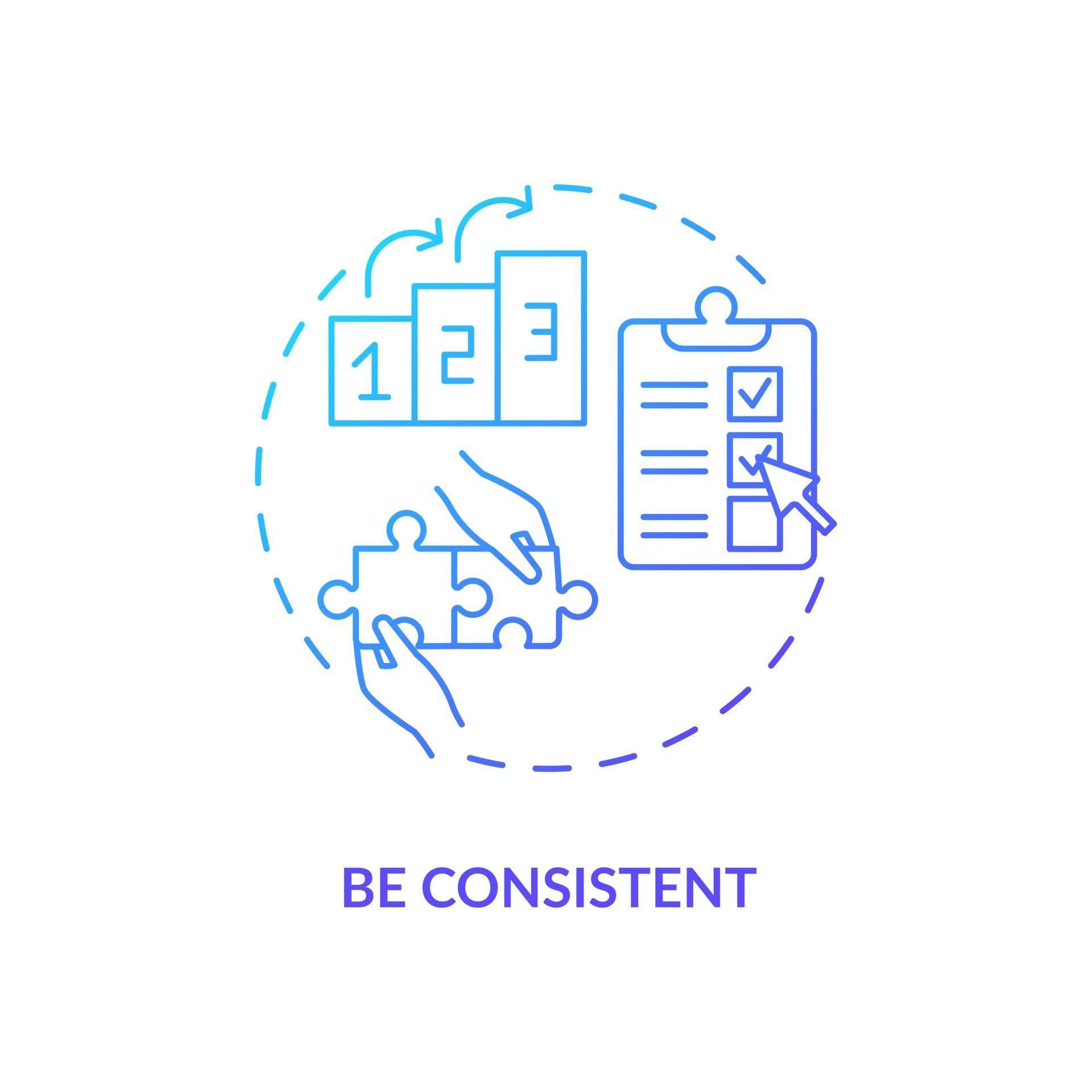 Be consistent navy gradient concept icon 2630658 Vector Art at Vecteezy Be consistent navy gradient concept icon 2630658 Vector Art at Vecteezy