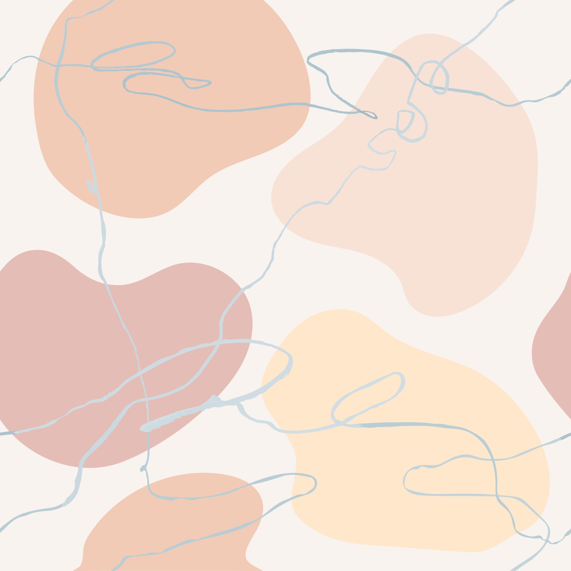 Vector Modern Seamless Pattern With Colorful Hand Draw Abstract Elements Doodles Use It For