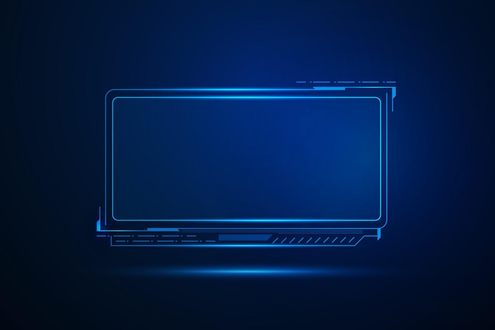 Sci Fi Futuristic User Interface Hud Template Frame Design Technology Abstract Background