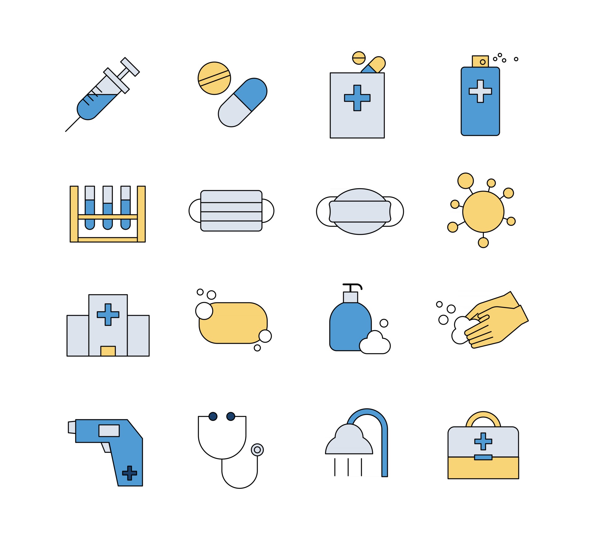 Virus epidemic prevention hospital icon. Simple outline style design ... Virus epidemic prevention hospital icon. Simple outline style design ...