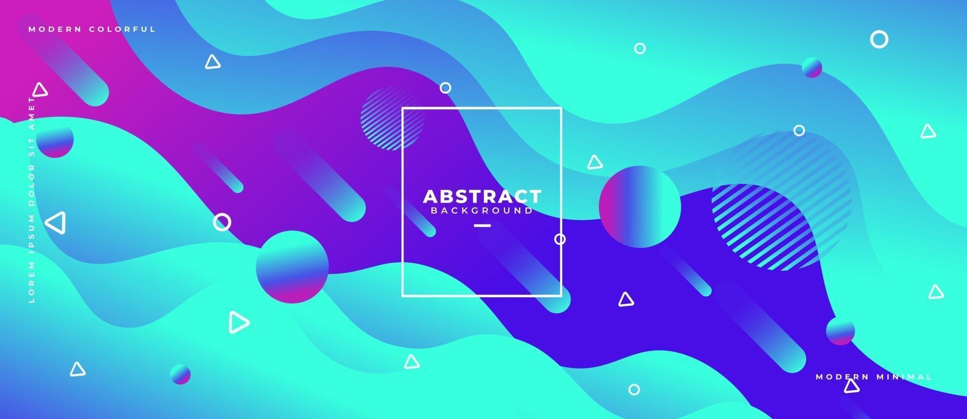 Layered Gradient Blue Fluid Wave Shape Abstract Liquid Background ...