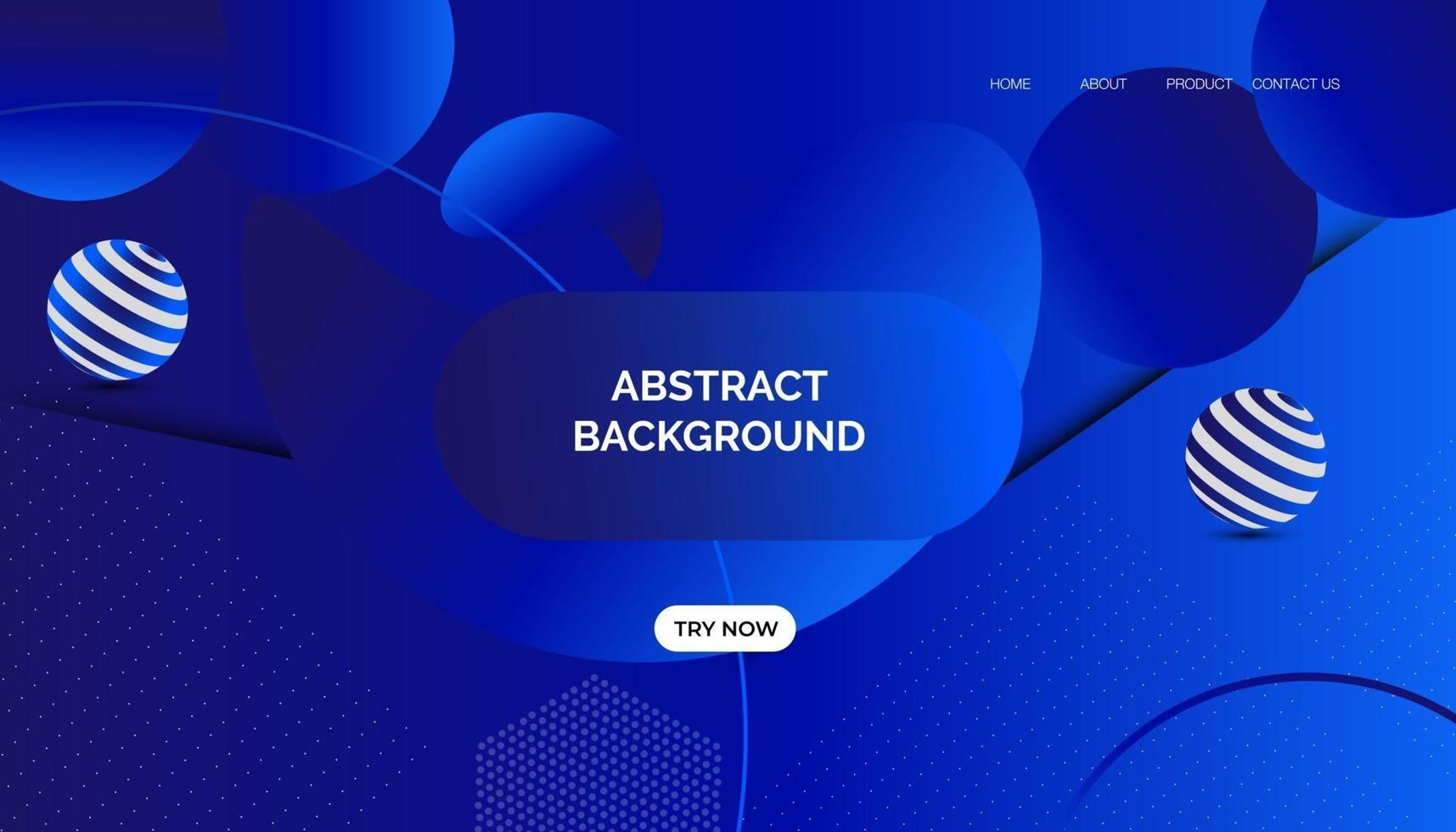 Abstract Background Website Landing Page Free Vector 2654507 Vector Art ...
