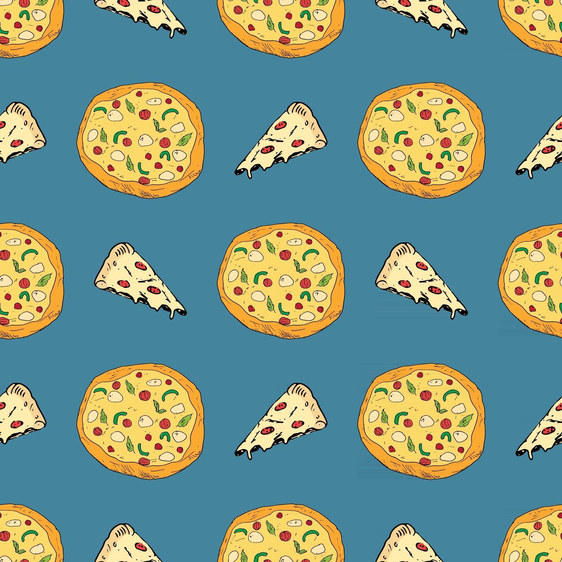 pizza de patrones sin fisuras boceto dibujado a mano. pizza entera y ... pizza de patrones sin fisuras boceto dibujado a mano. pizza entera y ...
