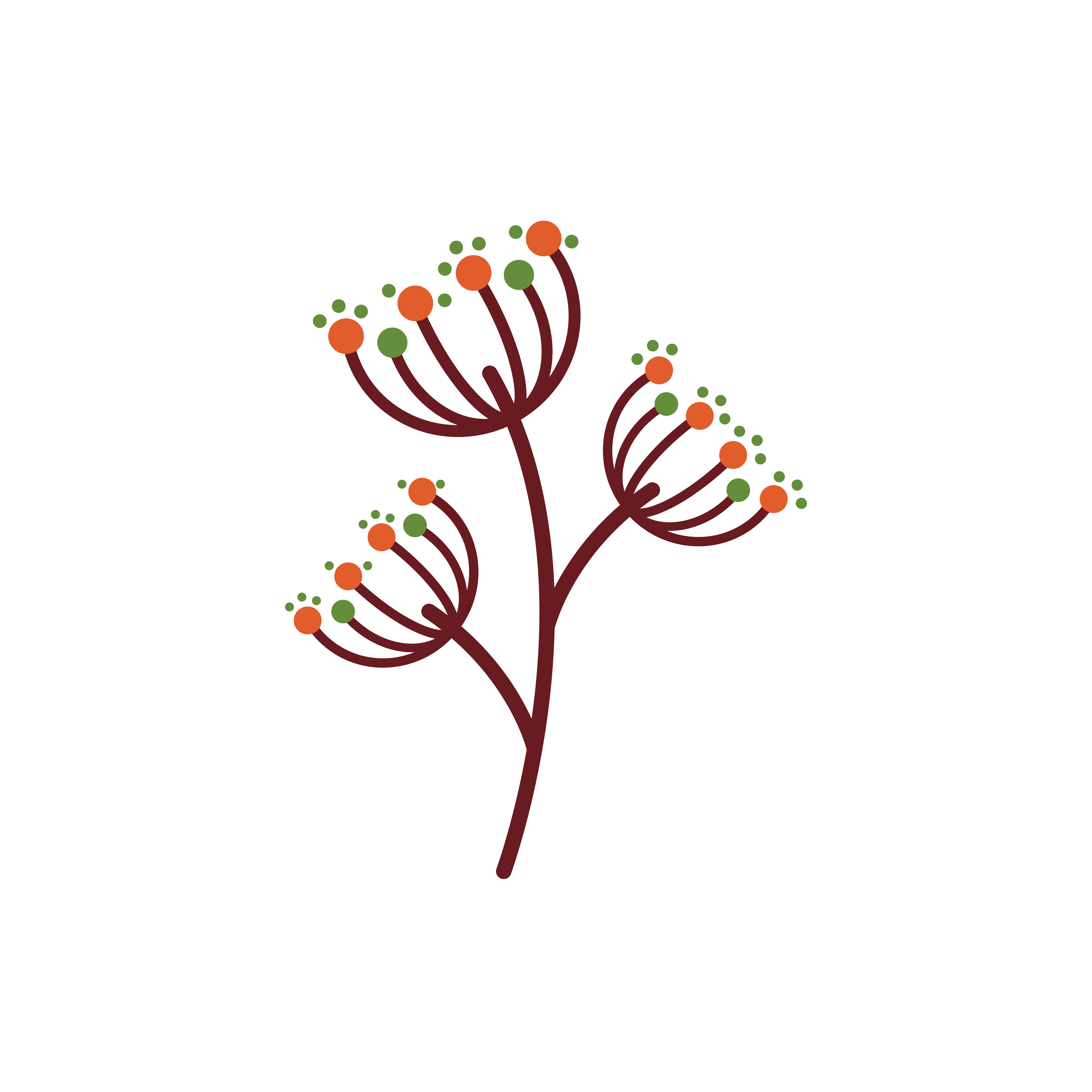 beautifull flower garden spring flat style 2660871 Vector Art at Vecteezy