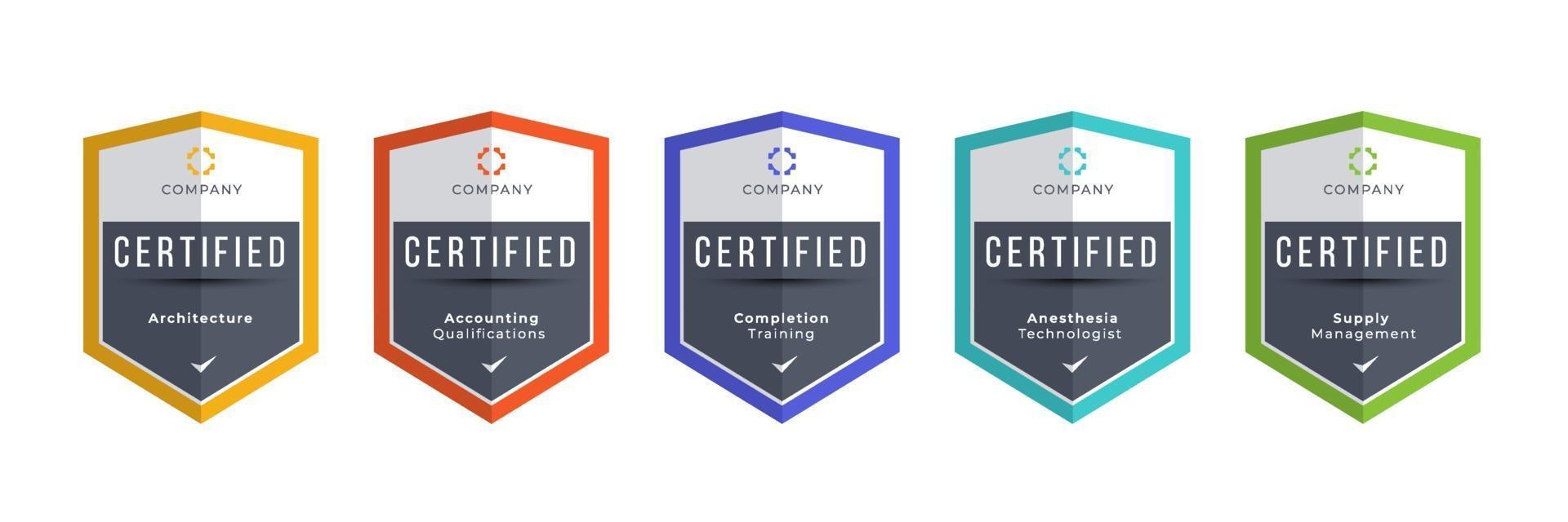Certified logo badge. Criteria level digital certificate with shield ... Certified logo badge. Criteria level digital certificate with shield ...