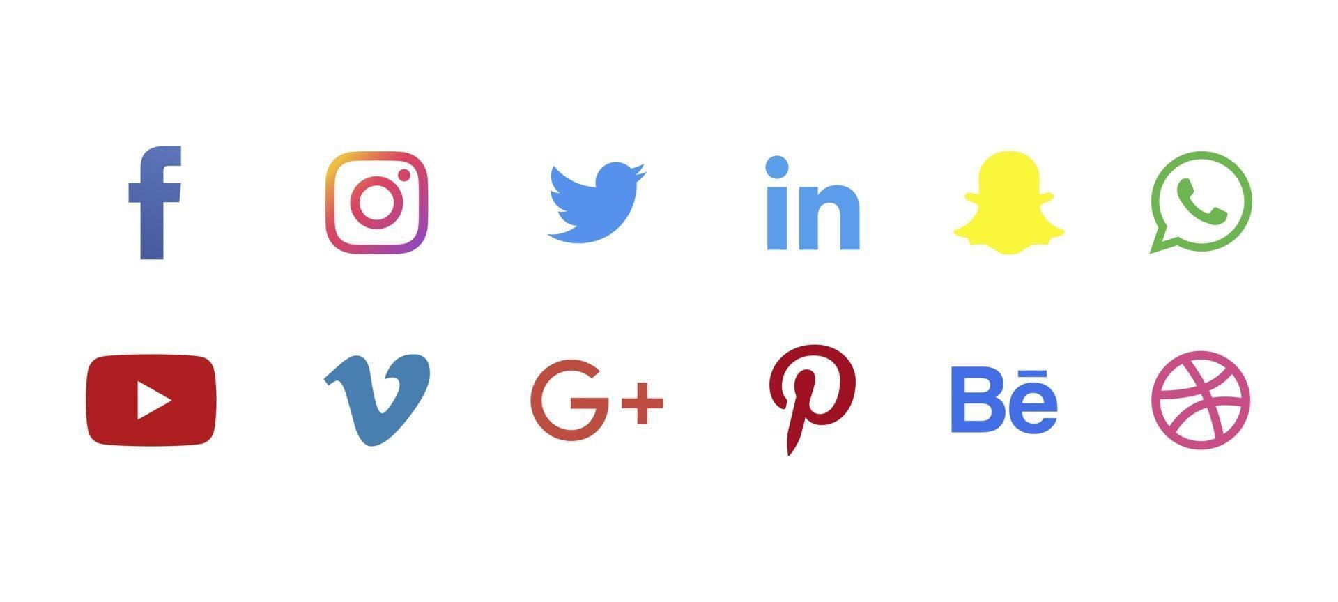 Social media Icons bundle Facebook Instagram Snapchat Twitter LinkedIn ... Social media Icons bundle Facebook Instagram Snapchat Twitter LinkedIn ...