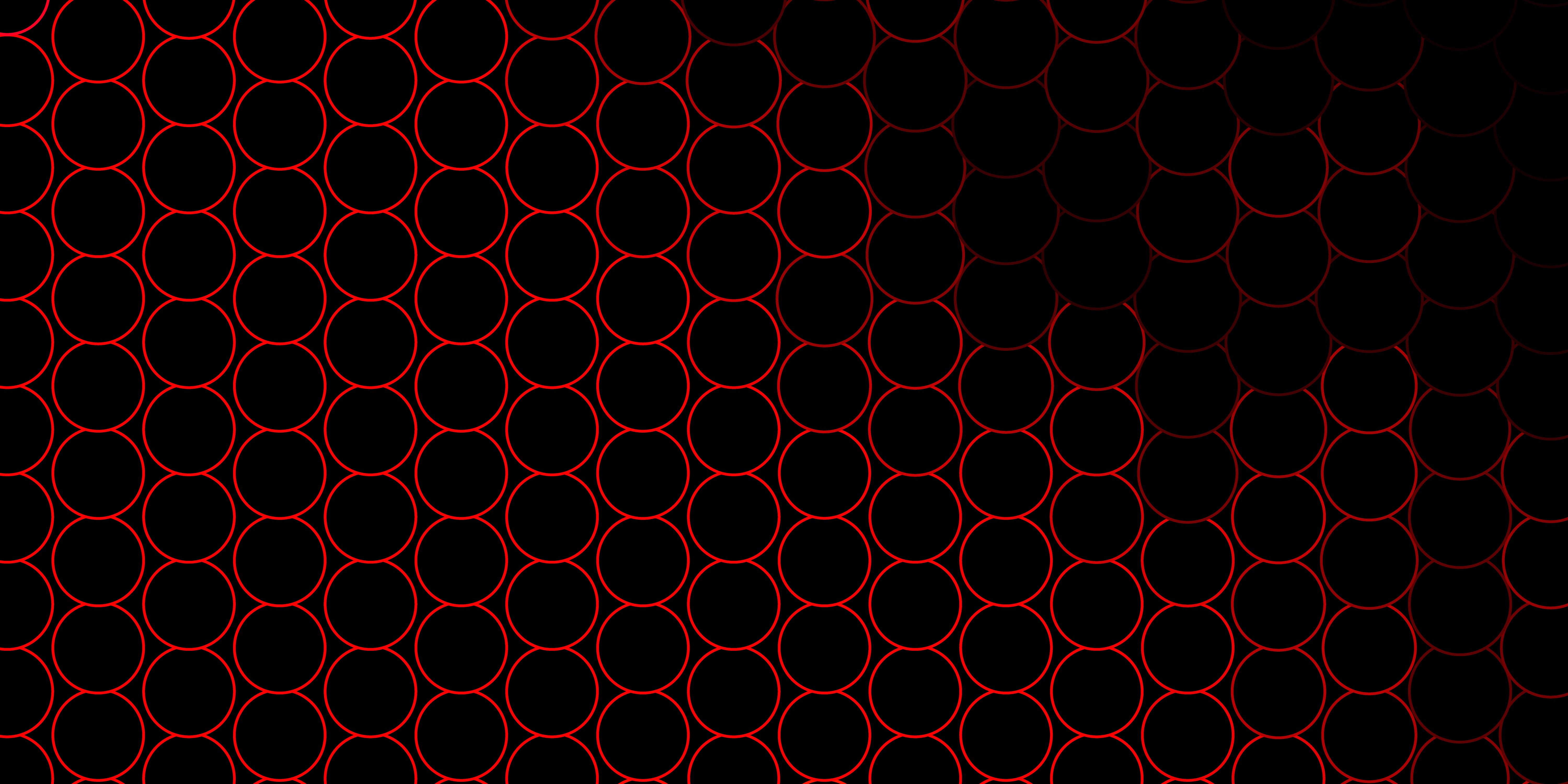 Dark Red Vector Layout With Circle Shapes Abstract Colorful Disks On Simple Gradient Background