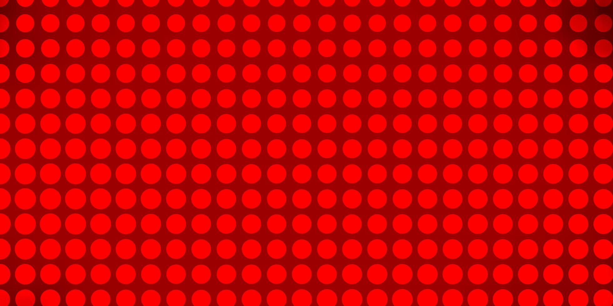 Light Red Vector Template With Circles Abstract Colorful Disks On Simple Gradient Background New